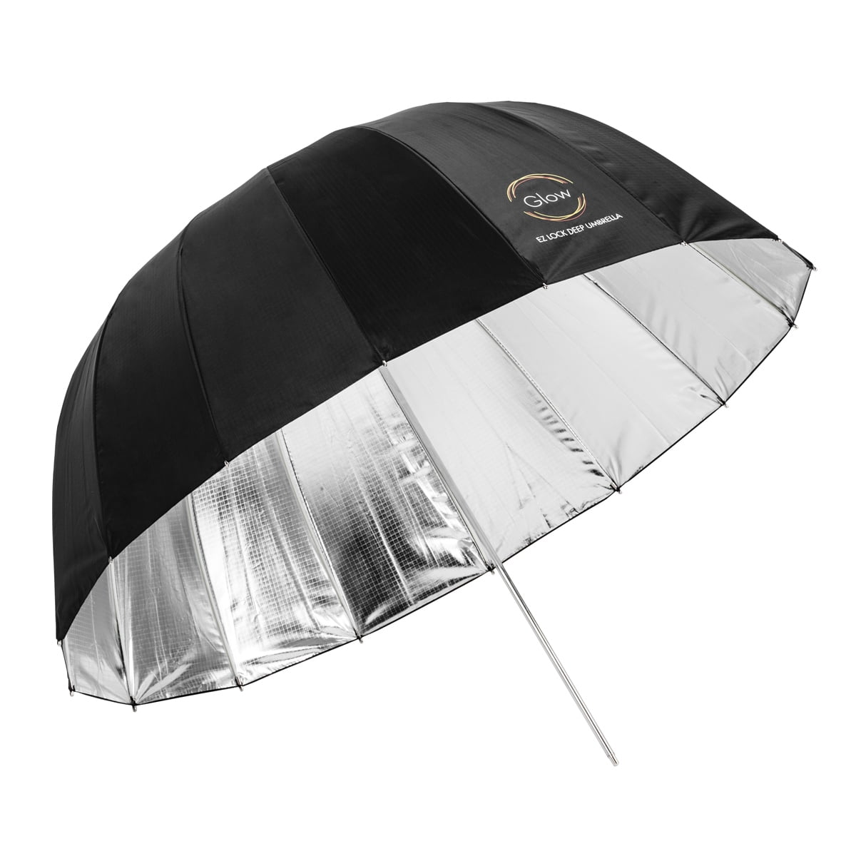 Glow Easy Lock Medium Deep Silver Fiberglass Umbrella (33") - Walmart.com