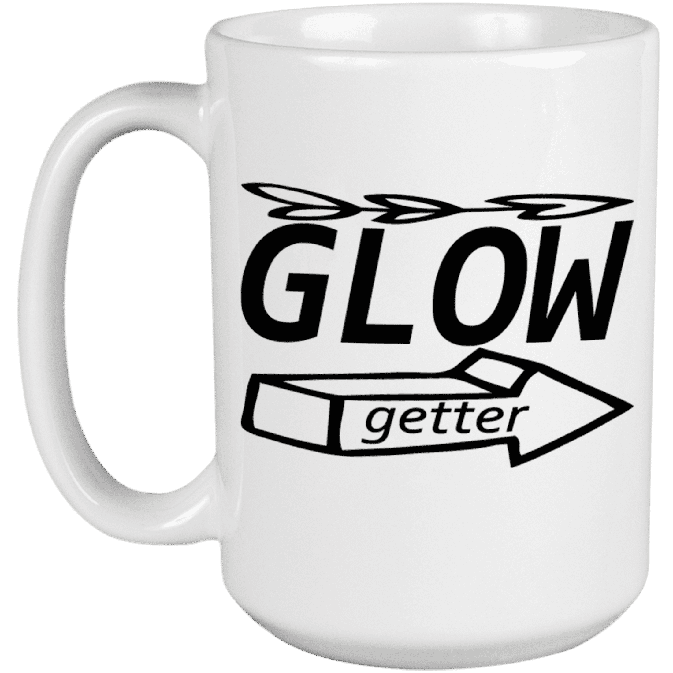Glow Getter with Arrow Design - Beauty Themed Merch for Makeup Artist ...