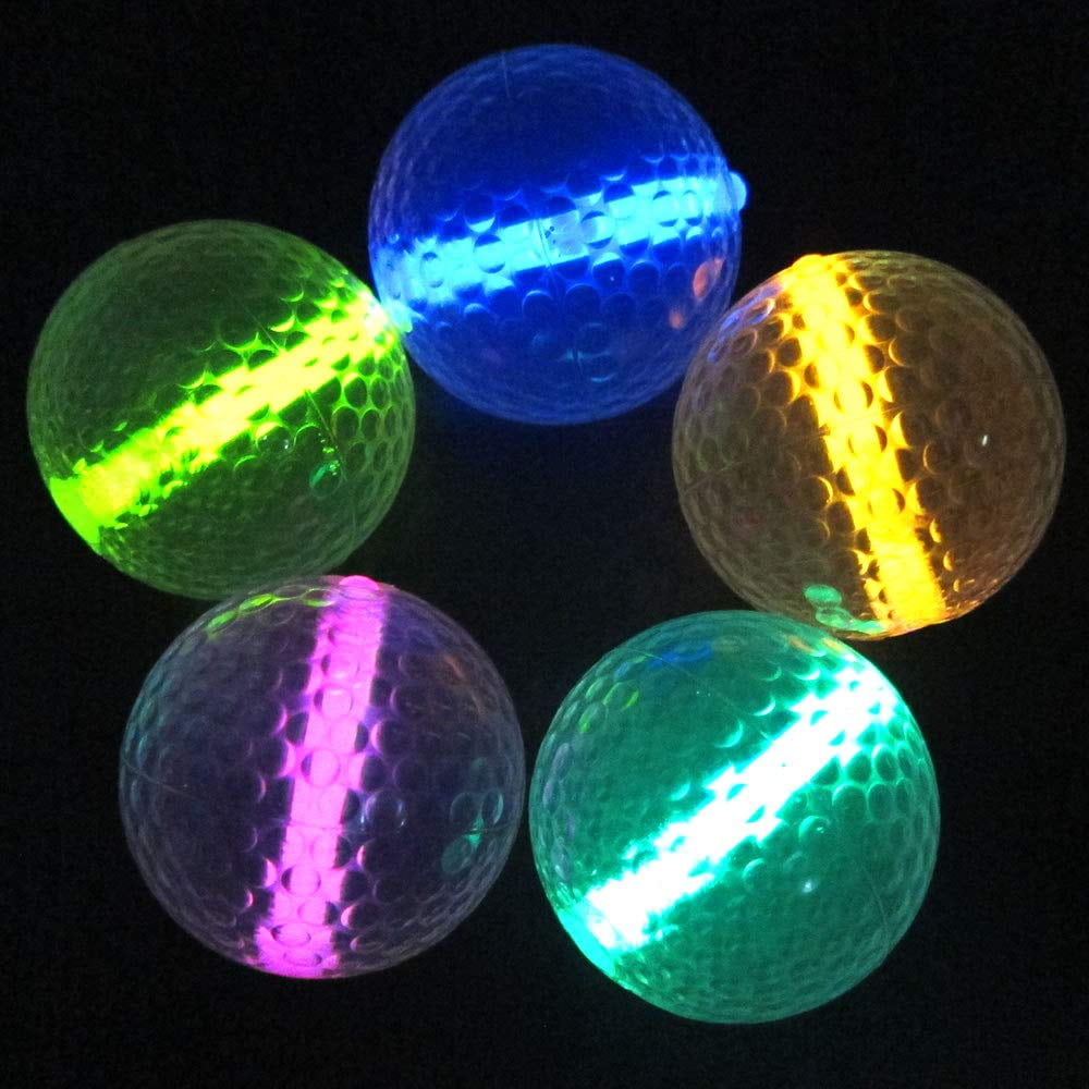 Glow Golf Balls (Set of 20 Night Golf Balls) - Glowing Golf Balls with ...