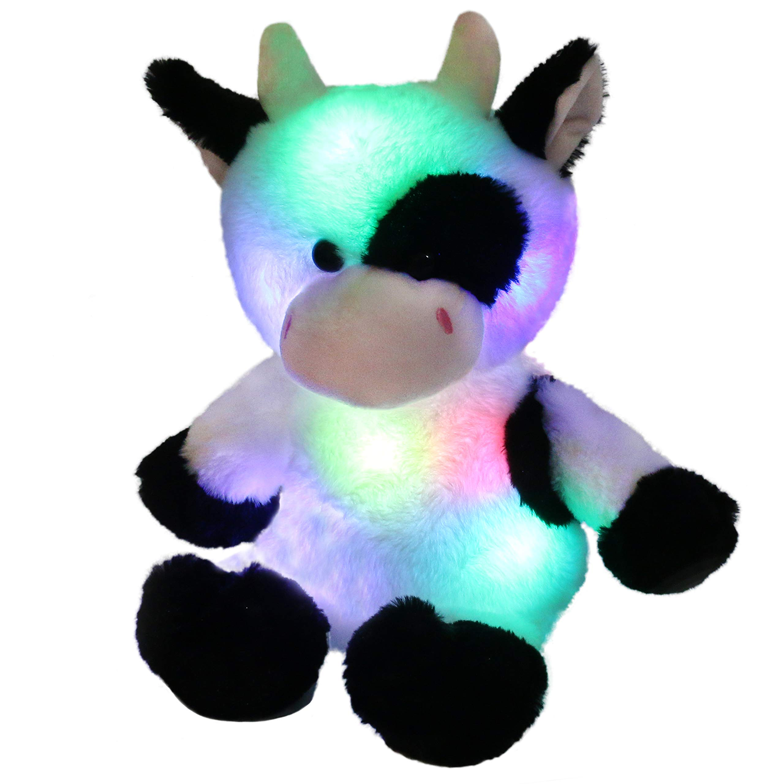 Glow Guards 15’’ Light up Animal Dairy Cow, Luminous Plush Christmas ...