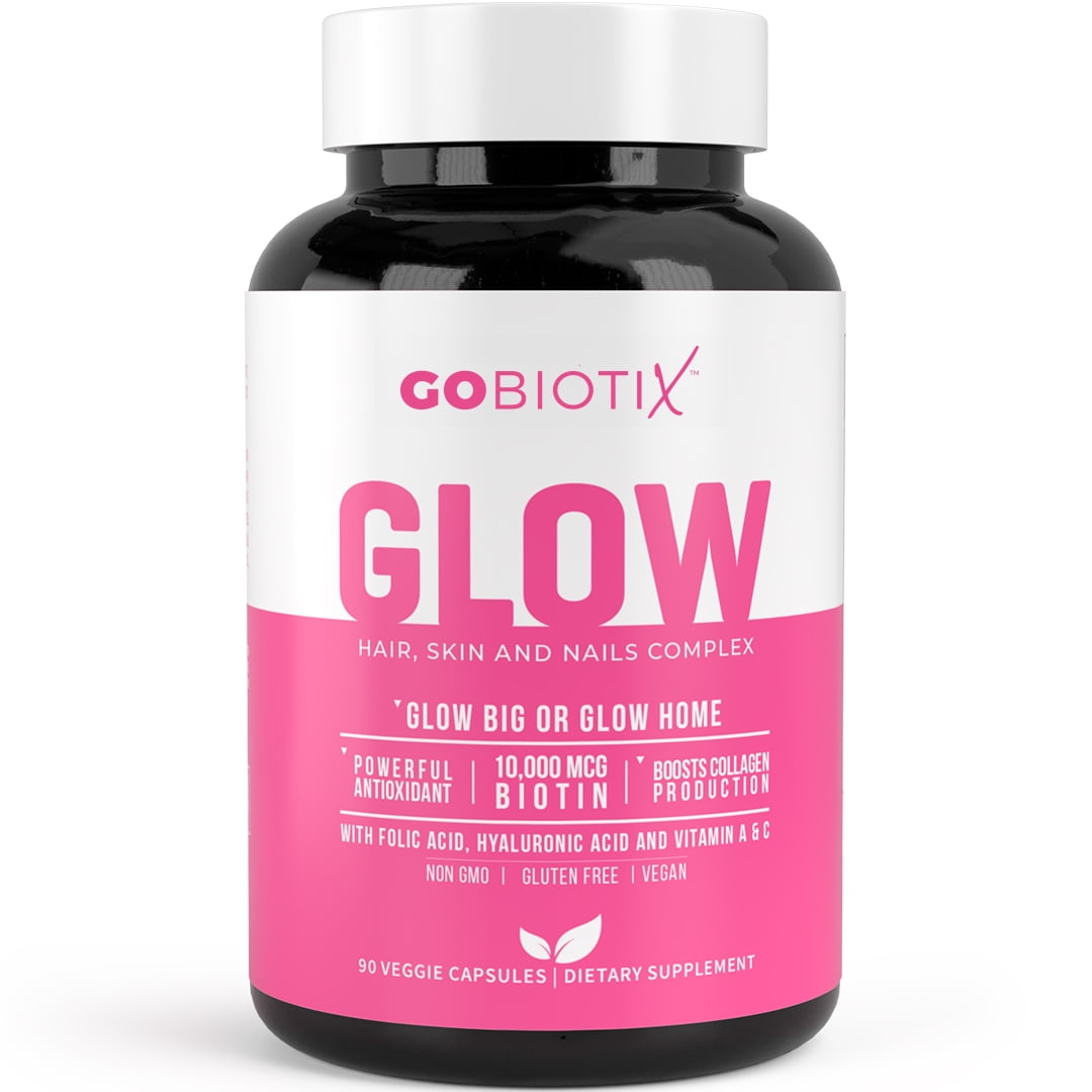Glow | Hair, Skin & Nails Multivitamin | Healthy Beauty Collagen ...