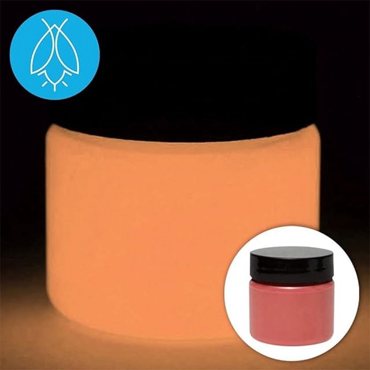 Glow In The Dark Acrylic Paint - Neutral and Fluorescent Paints with 5 ...