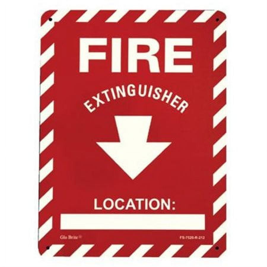 Glow In The Dark Fire Signs - glow in the dark fire extinguisher signs ...