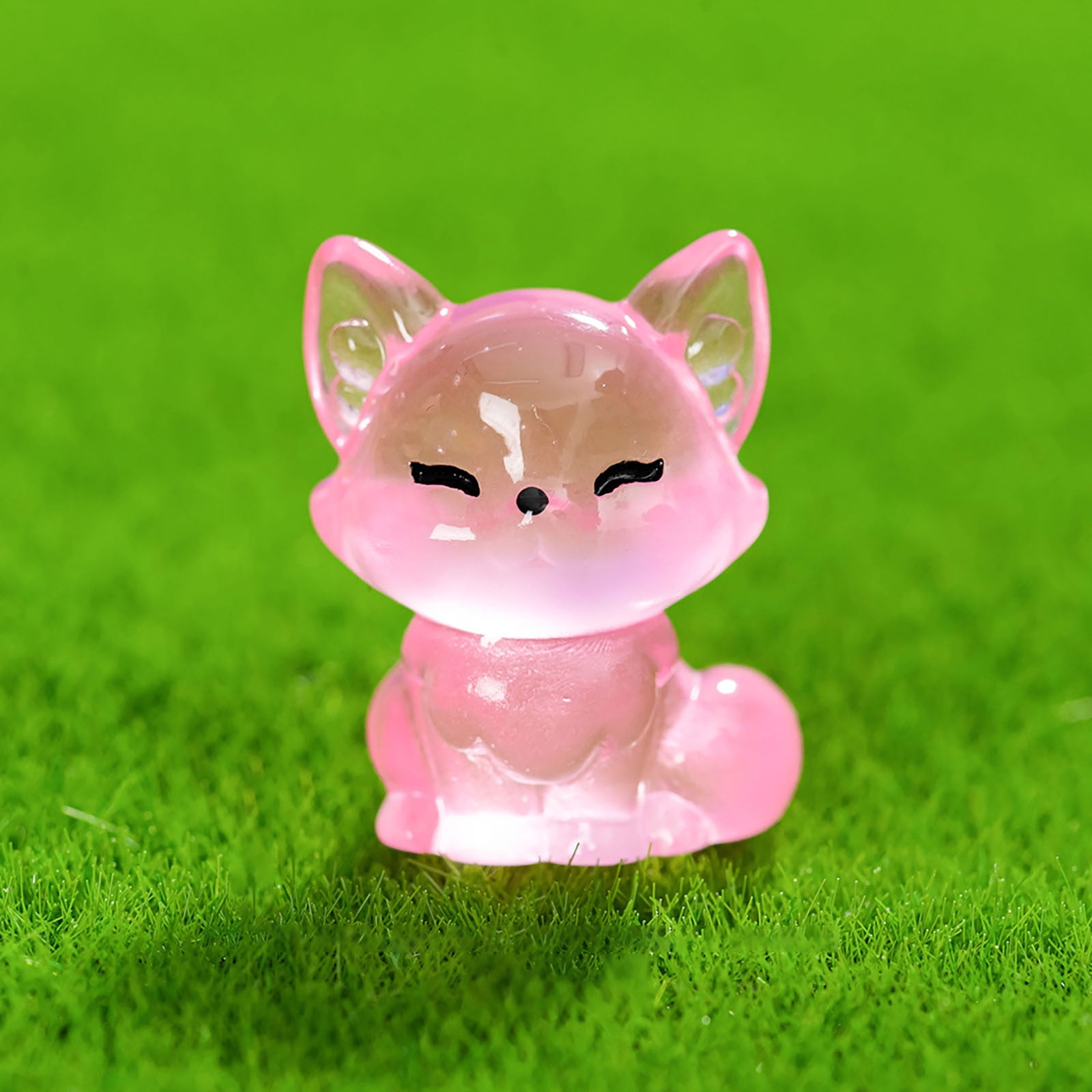 Glow In The Dark Mini Resin Animals Little Figurines For Dollhouse ...