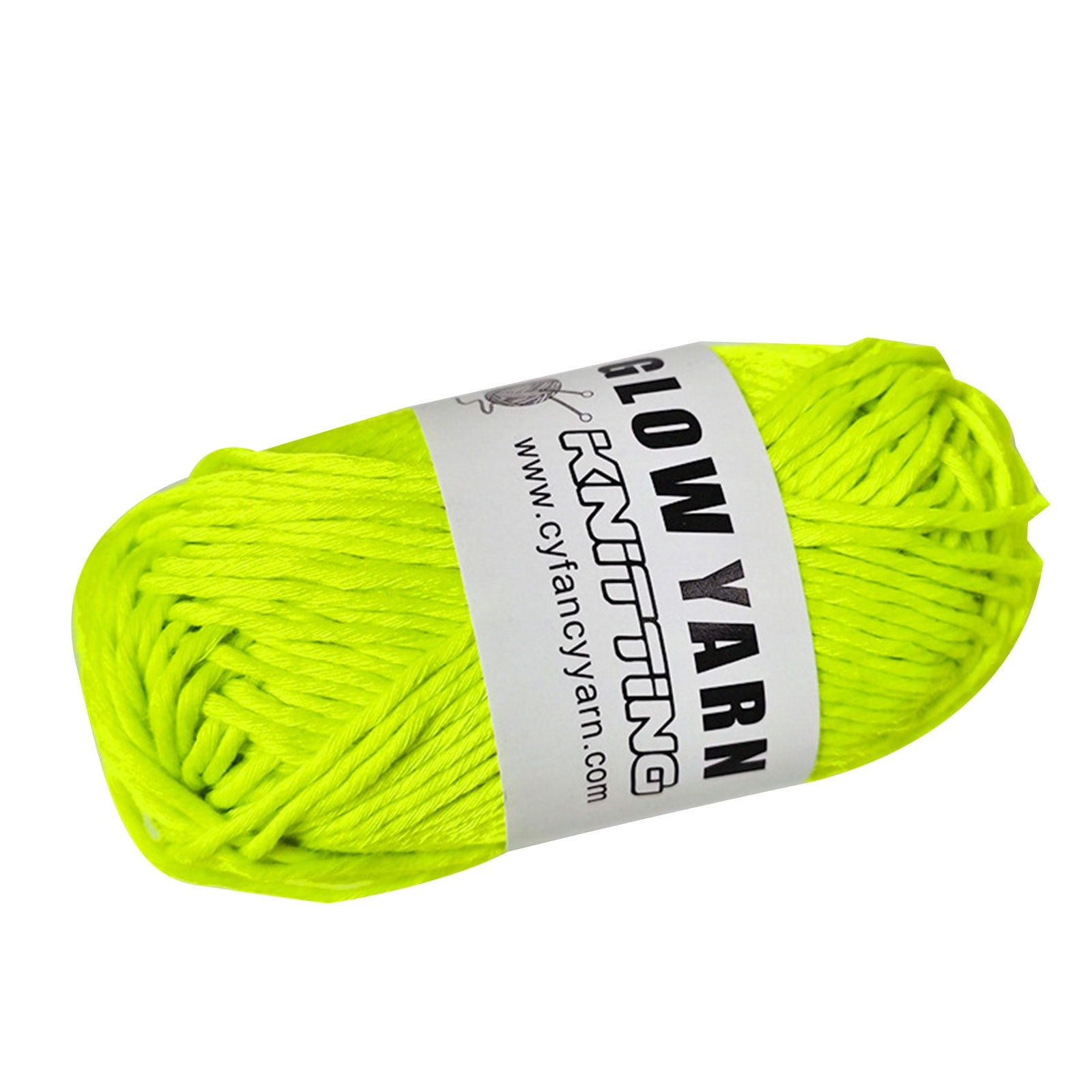 Glow In The Dark Polyester Yarns Hand Knit Can Be Woven Luminous ...
