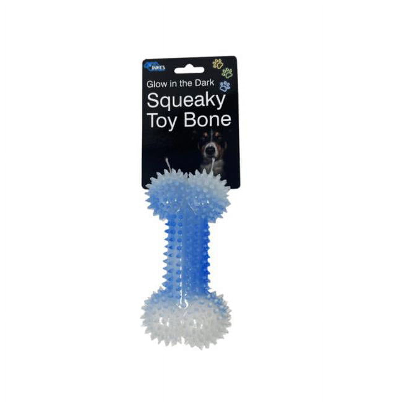Glow In The Dark Squeaky Bone Toy - Pack of 12 - Walmart.com