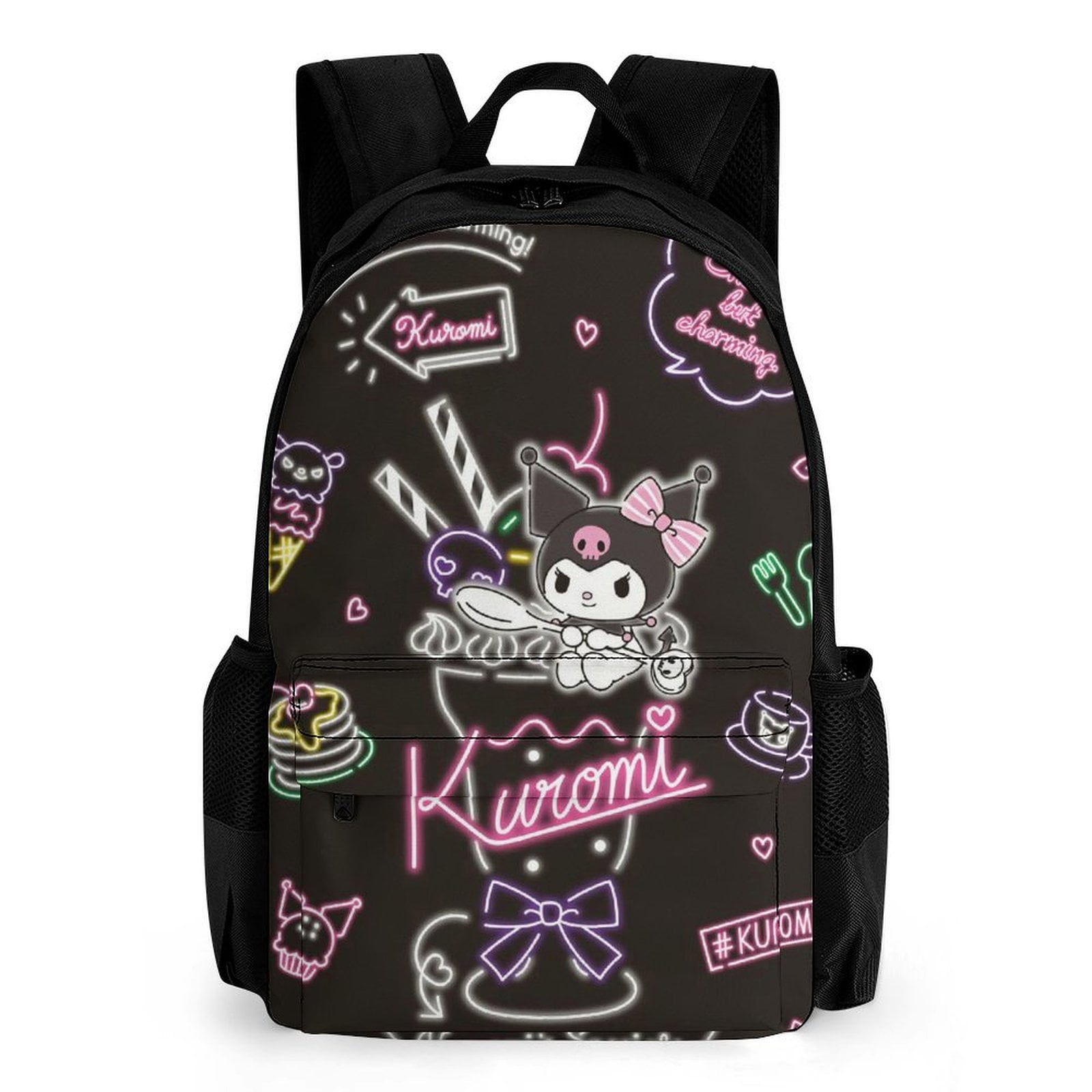 Glow Kuromi Laptop Backpack With Pockets Large Capacity Casual ...