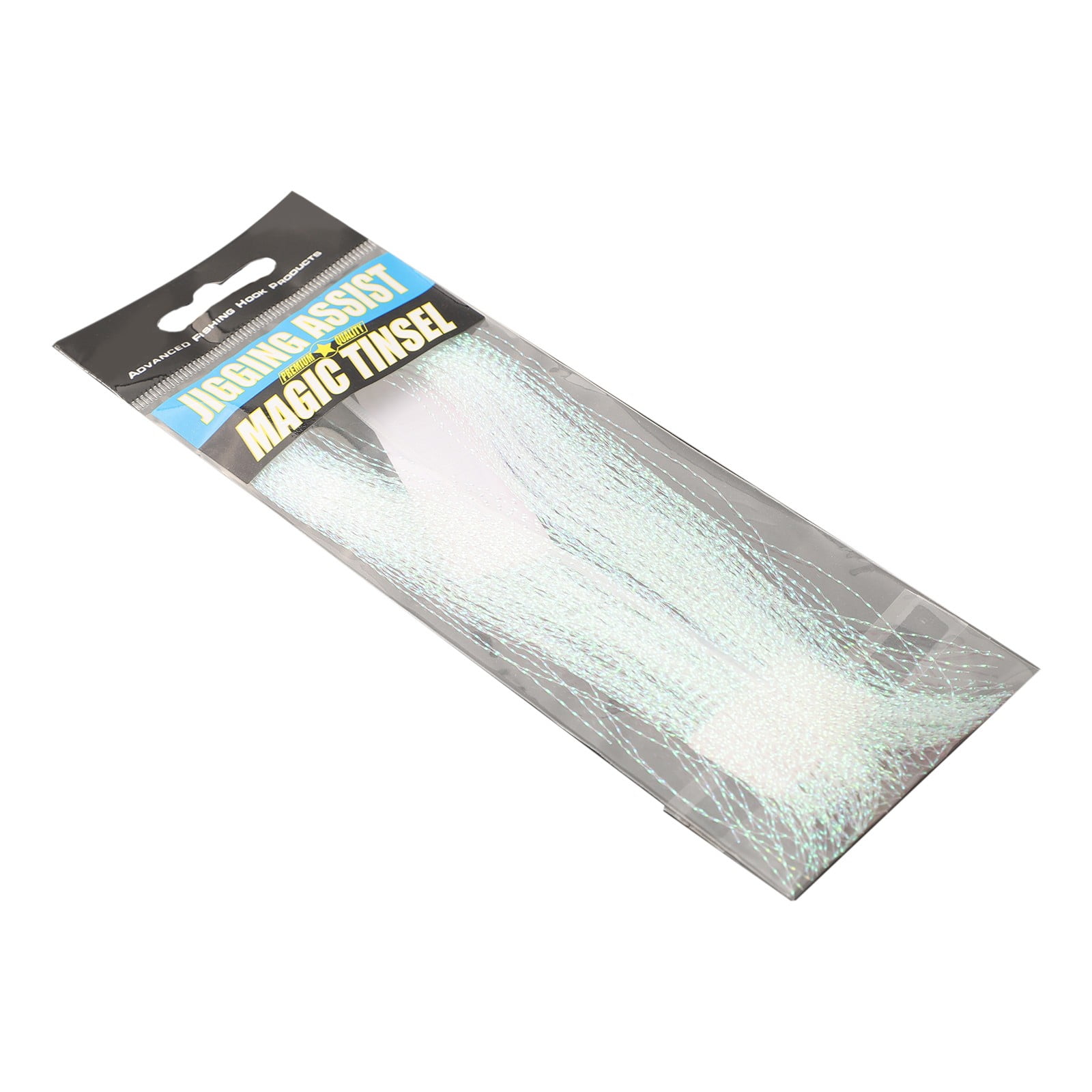 Glow Material Holographic Tinsel Twisted Fly Tying Crystal Jigs Hook ...