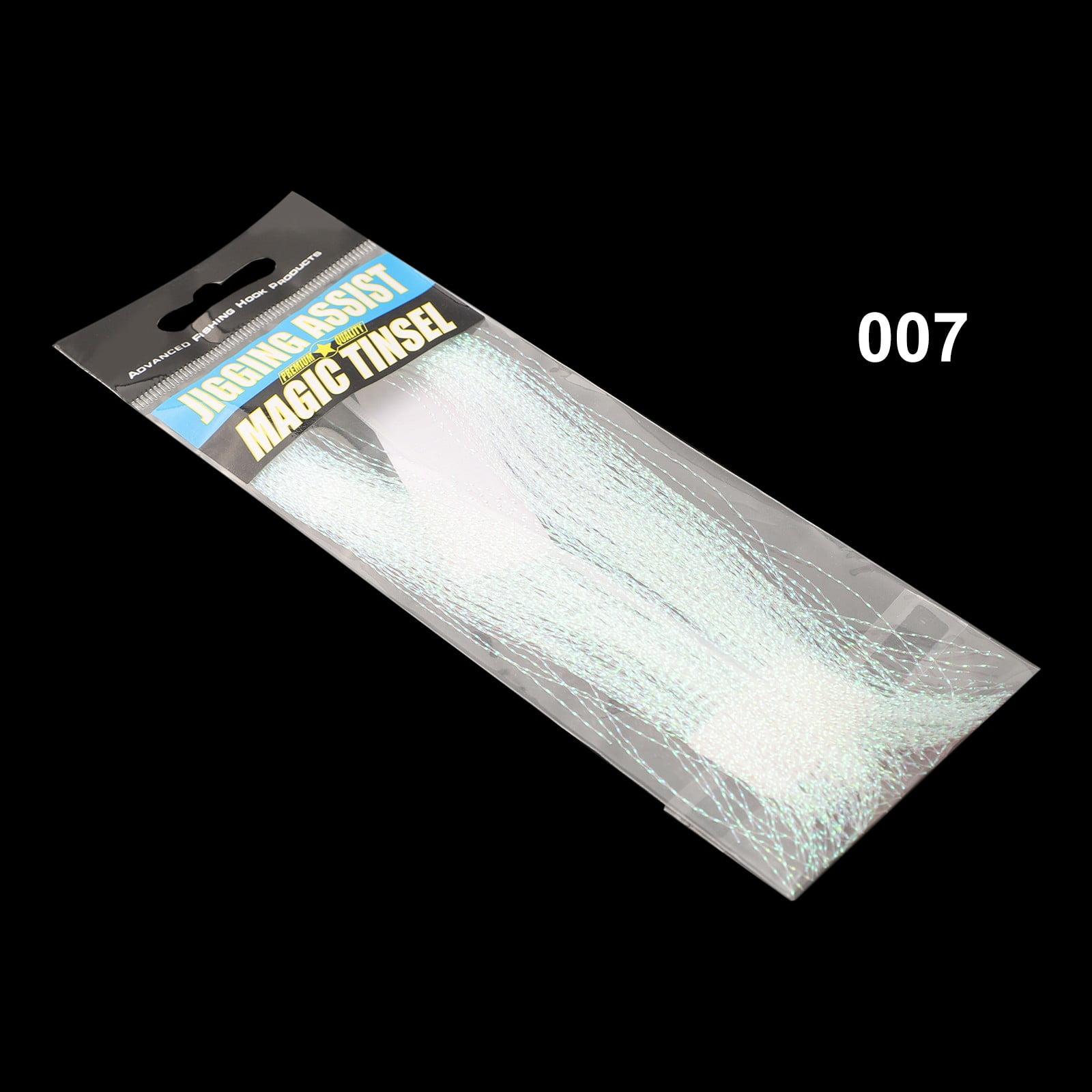 Glow Material Holographic Tinsel Twisted Fly Tying for Crystal Jigs ...