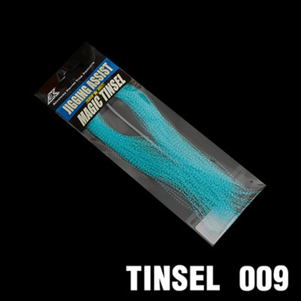 Glow Material UV Holographic Tinsel Twisted Fly Tying Crystal Jigs Hook ...