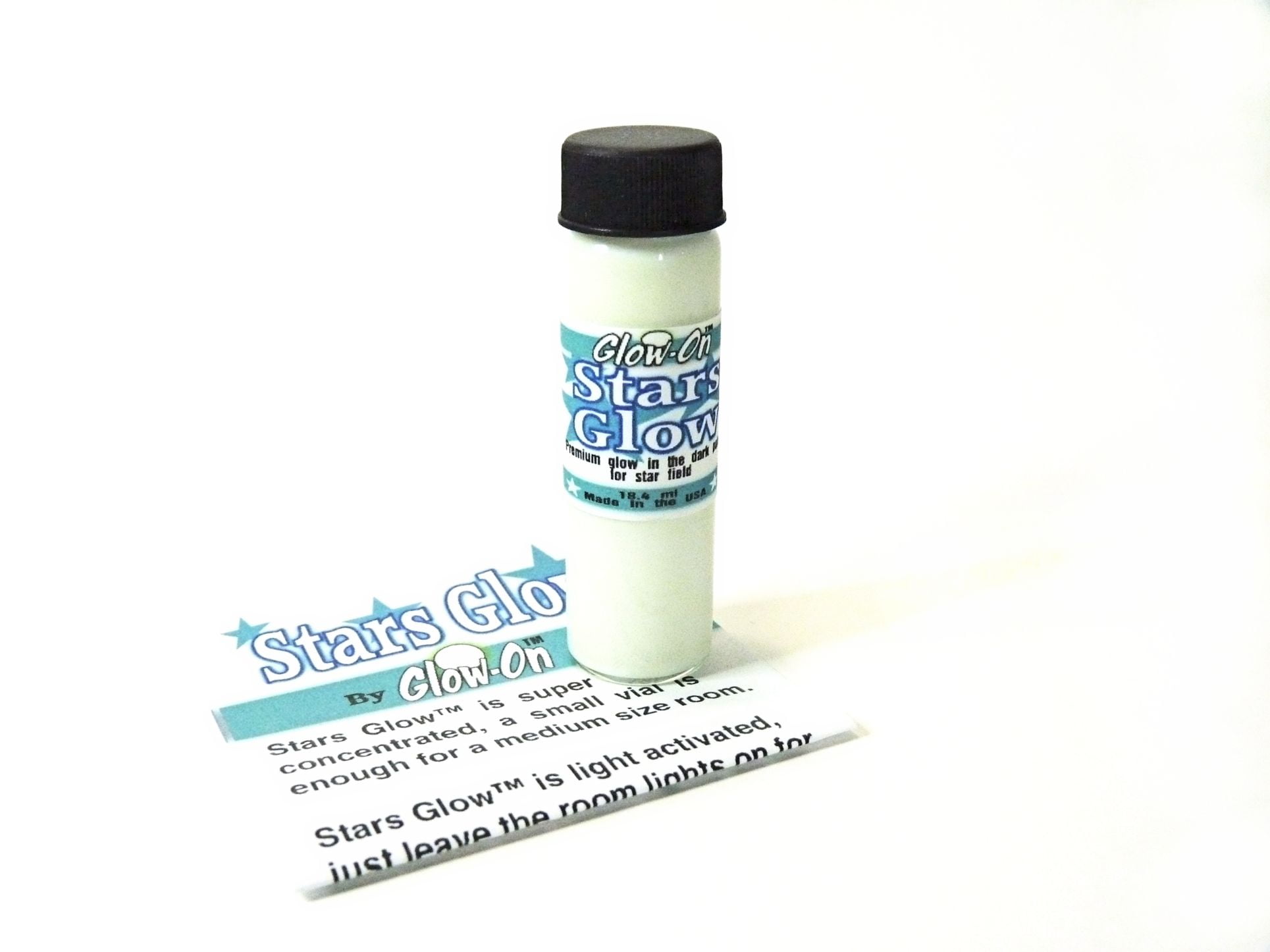 Glow On Super Phosphorescent Paint, Stars Glow, White Color and Aqua ...