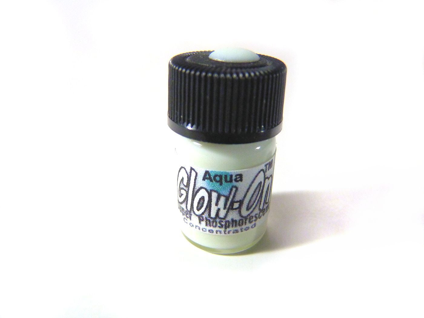 Glow On Super Phosphorescent Paint, White and Aqua Glow, Waterproof, 2. ...