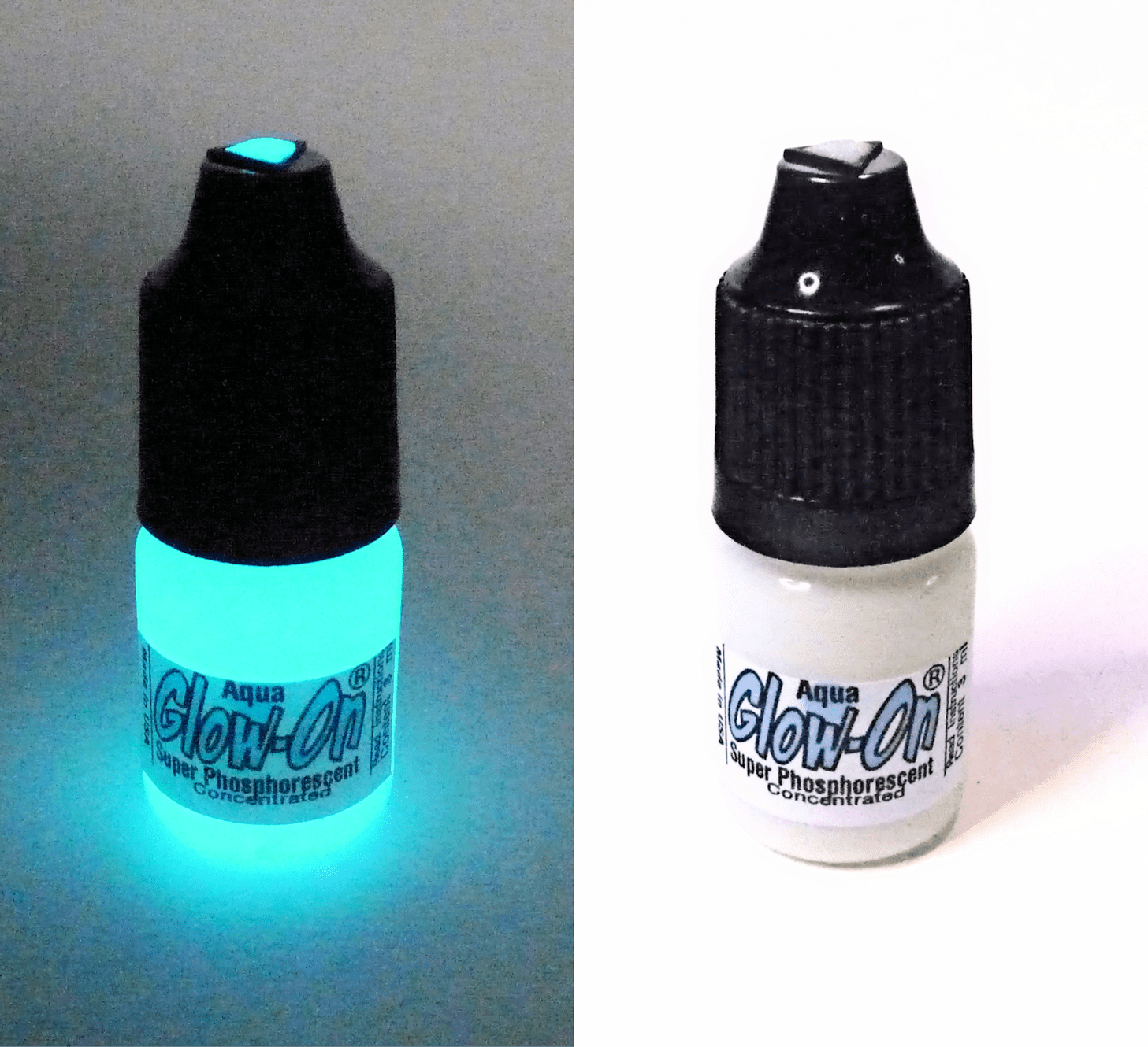 Glow On Super Phosphorescent Paint With Tip Applicator, Aqua, White ...