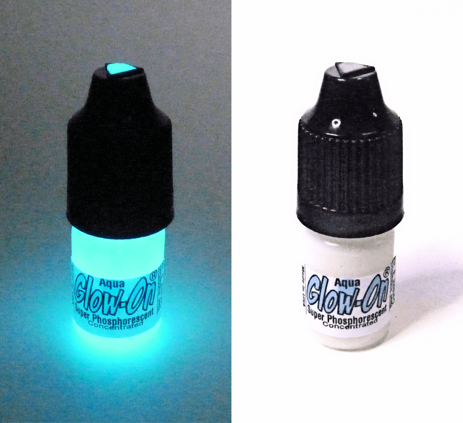 Glow On Super Phosphorescent Paint With Tip Applicator, Aqua, White ...
