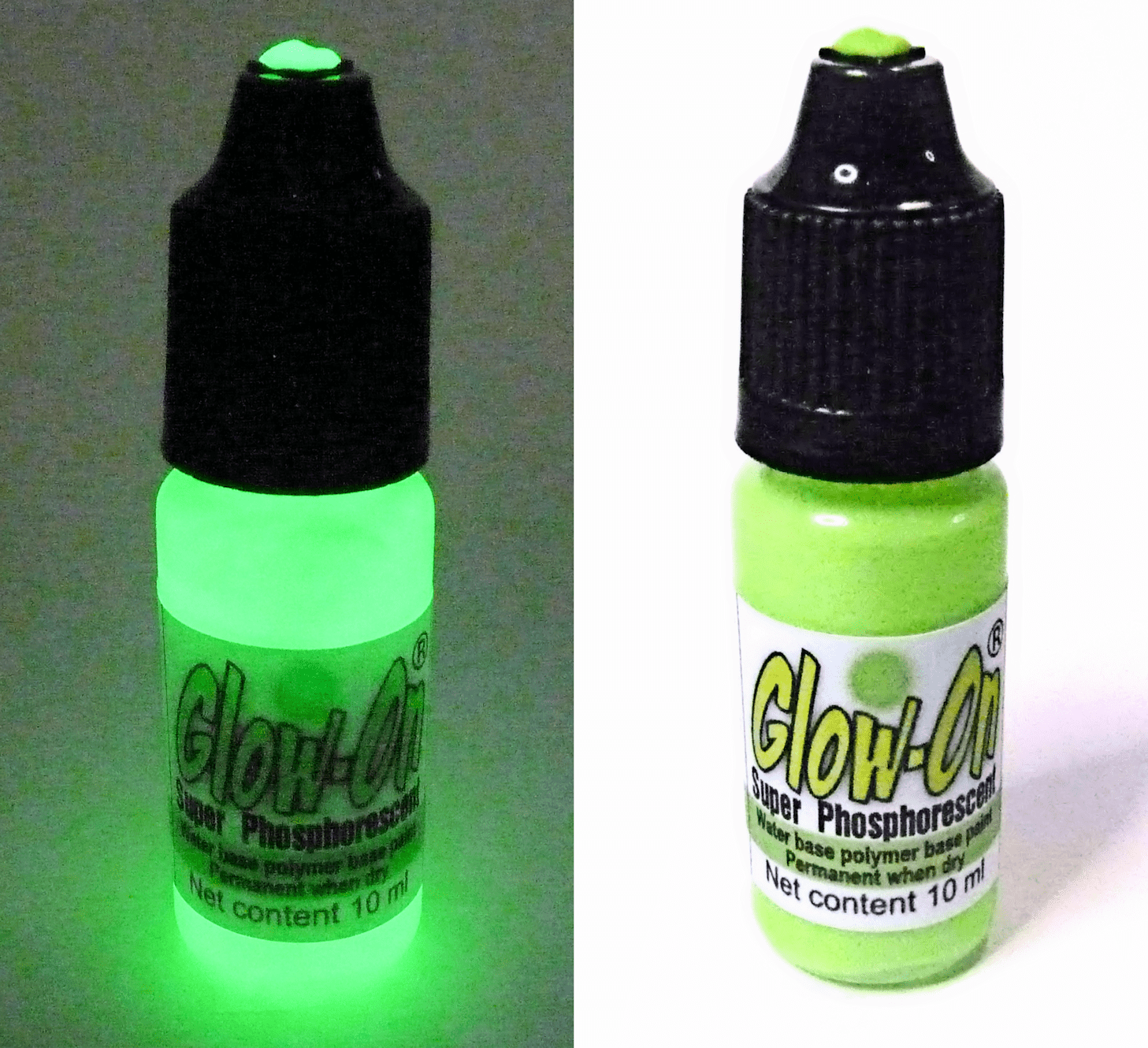 Glow On Super Phosphorescent Paint With Tip Applicator, Green Color ...