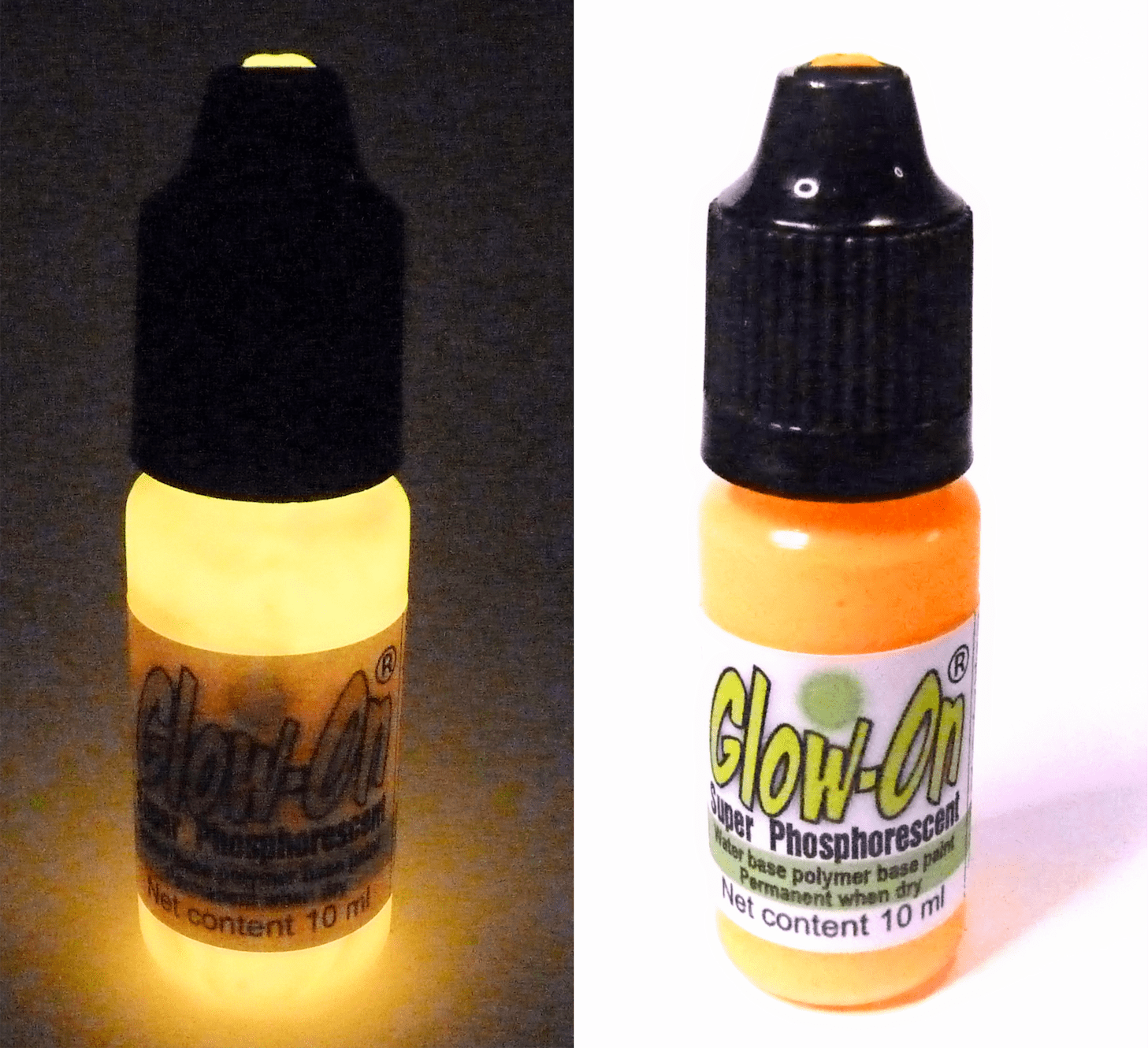 Glow On Super Phosphorescent Paint With Tip Applicator, Orange Color ...