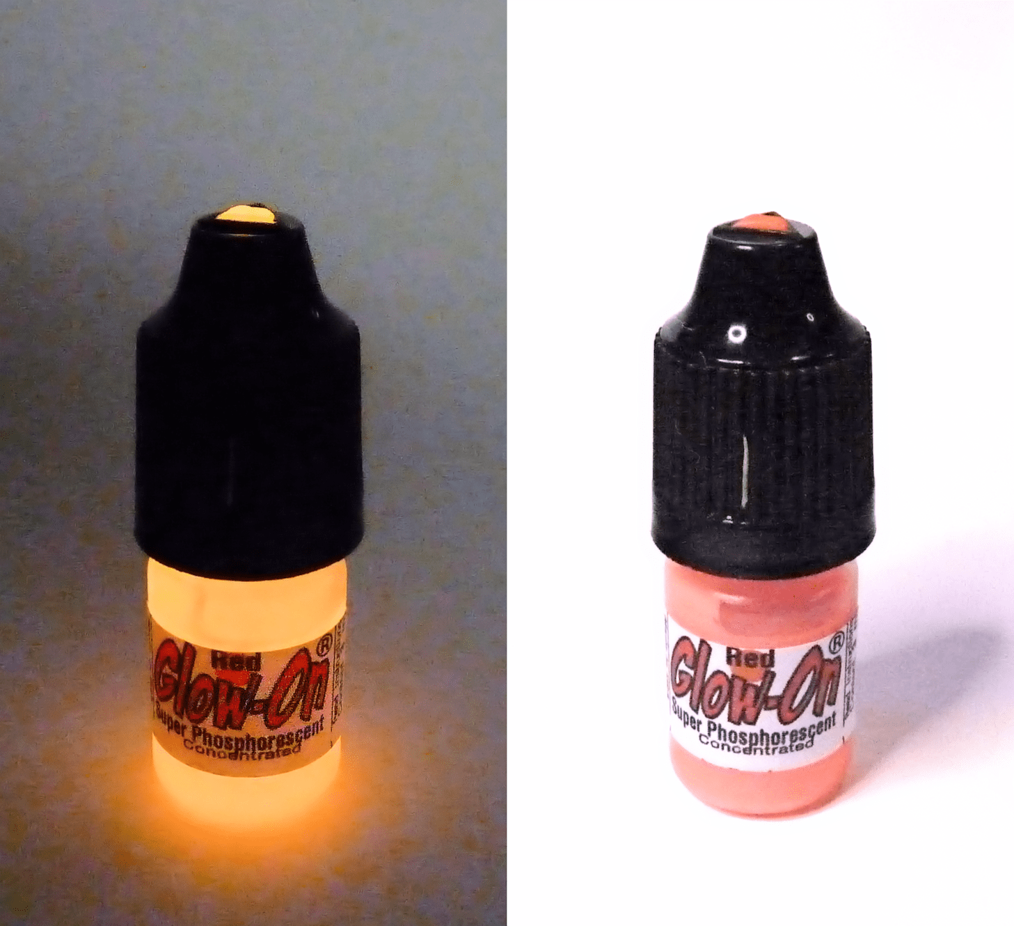 Glow On Super Phosphorescent Paint With Tip Applicator, Red Color, Red ...
