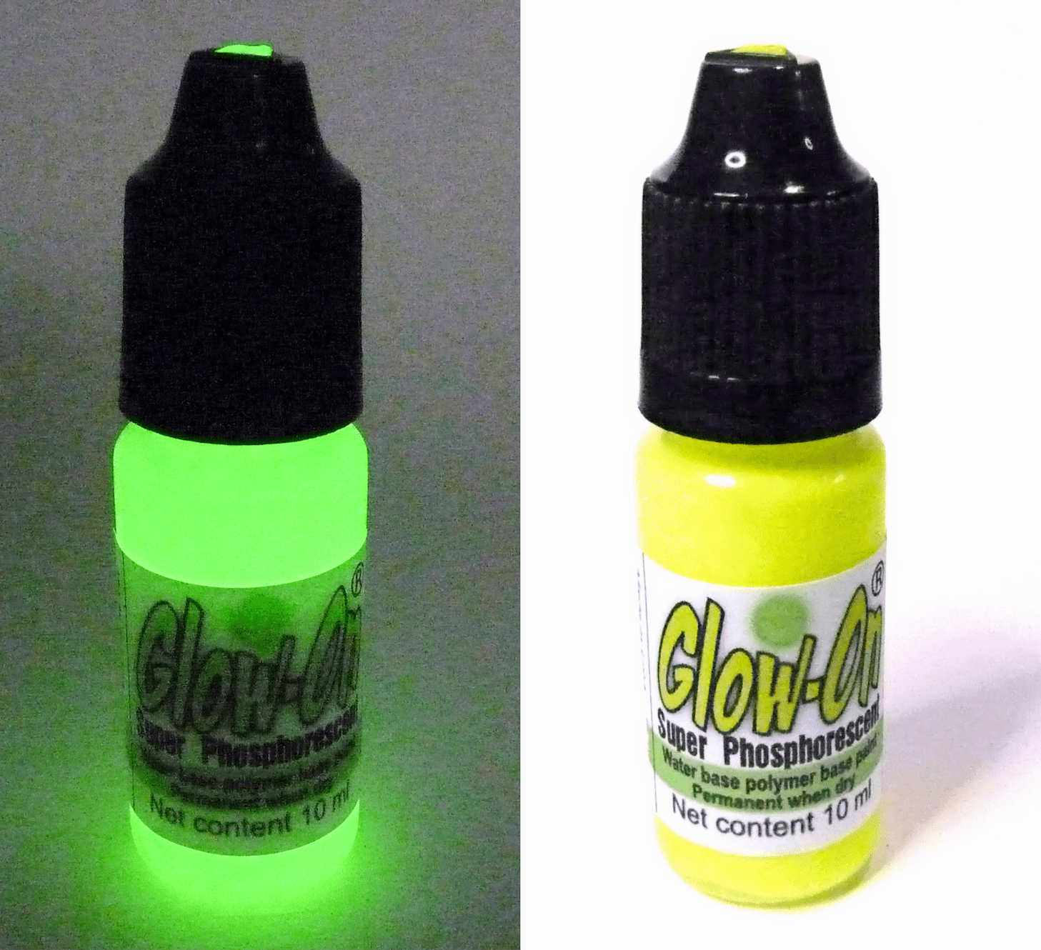 Glow On Super Phosphorescent Paint With Tip Applicator, Yellow Color ...