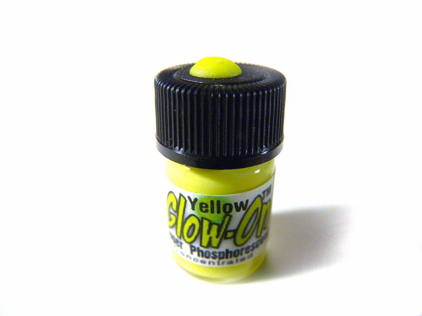 Glow On Super Phosphorescent water-based acrylic paint, yellow color ...