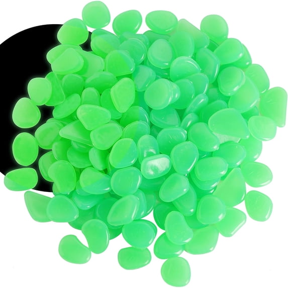 Glow Pebbles, Glowing Rocks for Outdoor Decor, Garden Lawn Yard ...