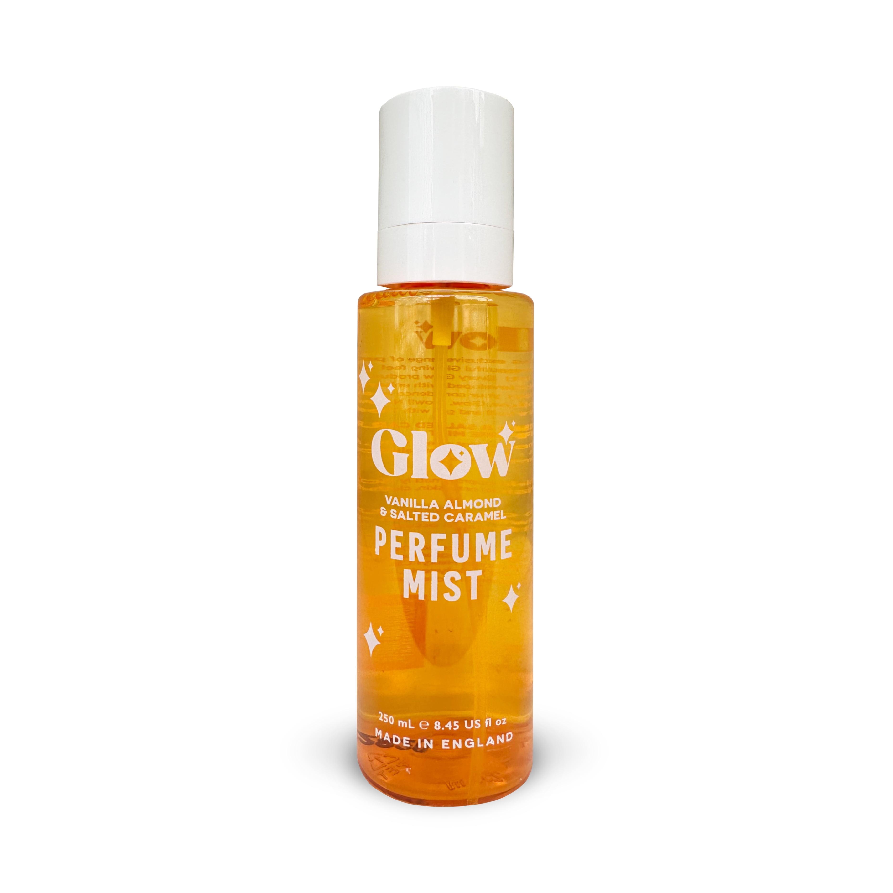 Glow Perfume Mist, Vanilla Almond & Salted Caramel Body Spray, 250 ml ...