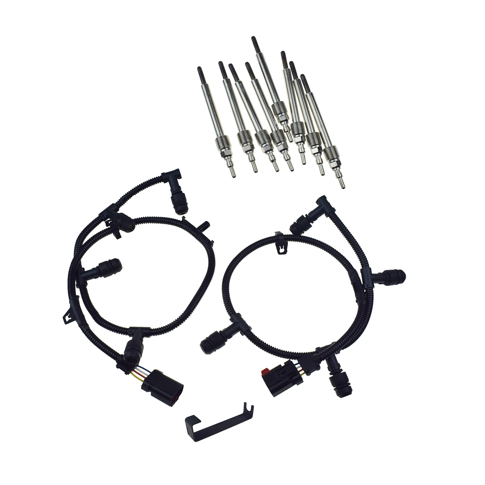 Glow Plug Harness Right & Left & 8 Glow Plugs+Tool For 6.0L 2004-2010 ...