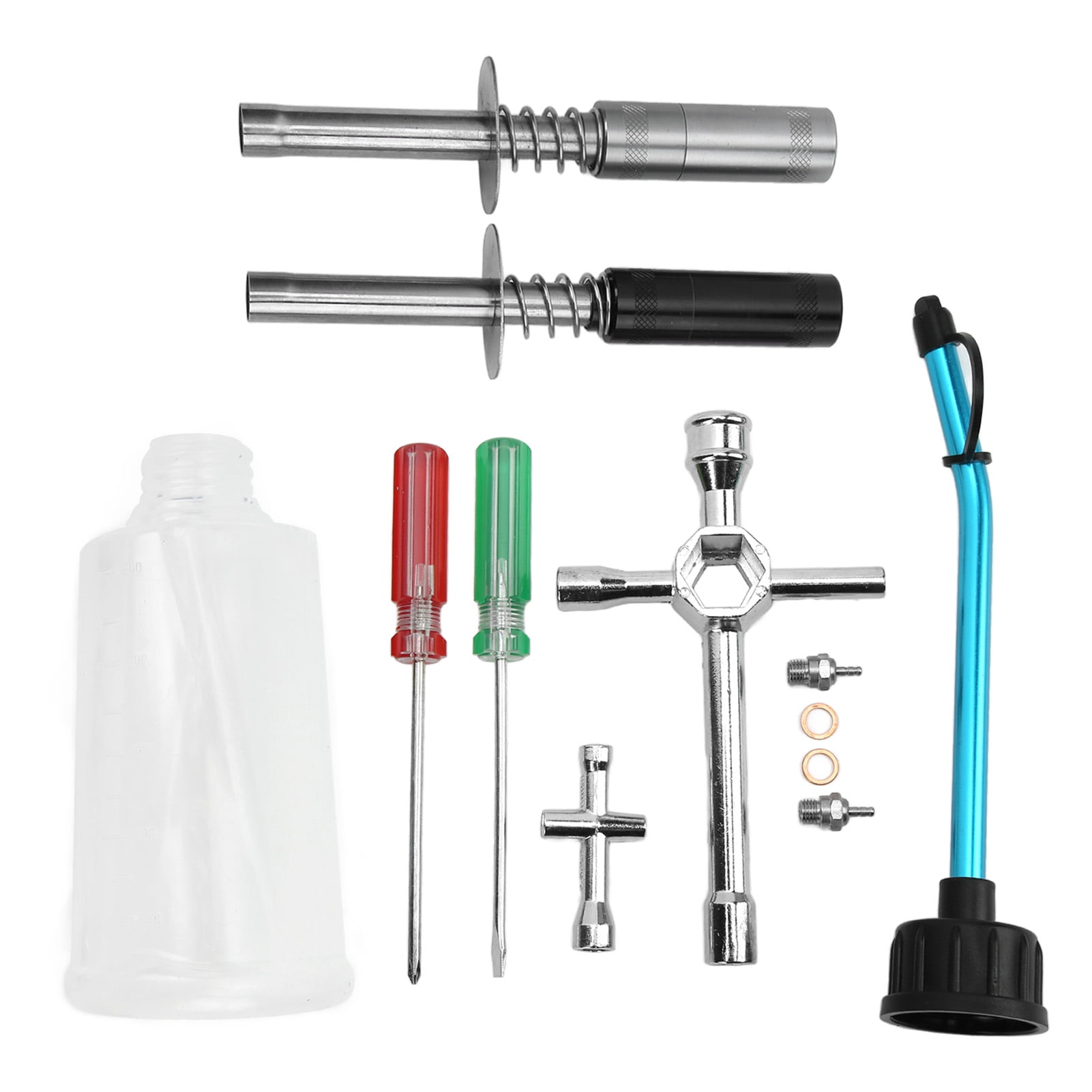 Glow Plug Starter Igniter Kit with Cross Sleeve Screwdriver and Oiler for 1/10 1/8 Fuel Truck ...