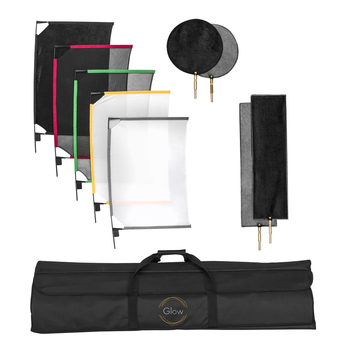 Glow Portable Frame Scrim Kit Complete Studio Flag and Diffusion Set ...