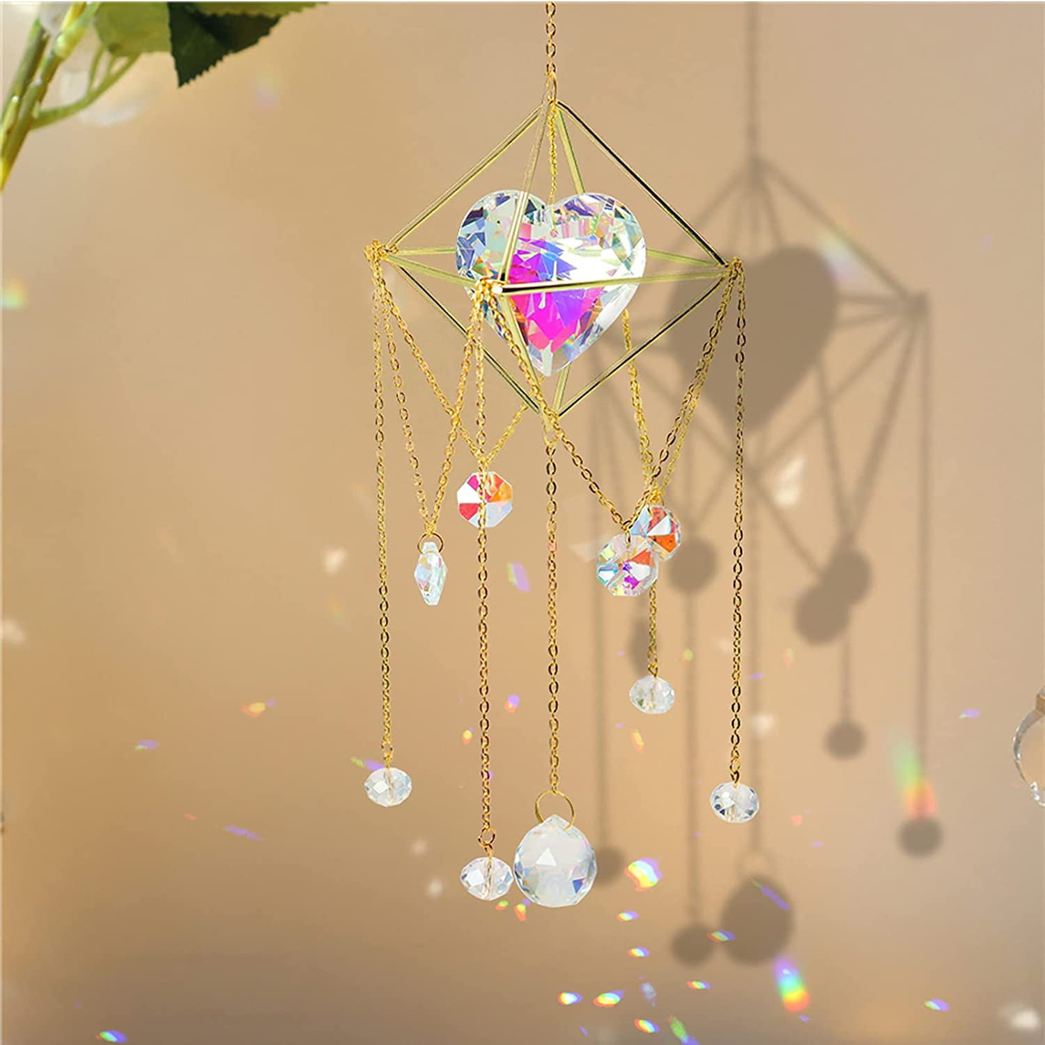 Glow Prism - Boho Octahedron Crystal Prism (Random) - Walmart.com