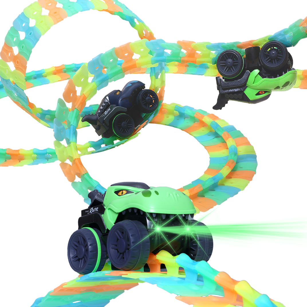 Hot Wheels Gator Loop Pizza Place Playset, Track Set with 1 Toy Car ...