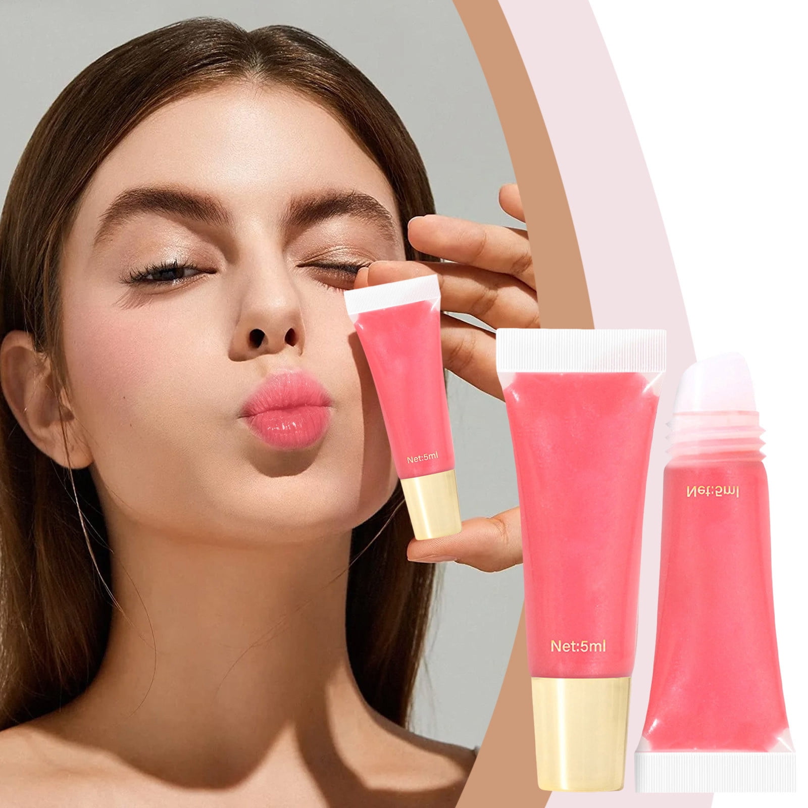 Glow Reviver Melting Lip Balm Hydrating Tinted Glossy Finish, Vegan Yummy Gummy Lip Balm for ...