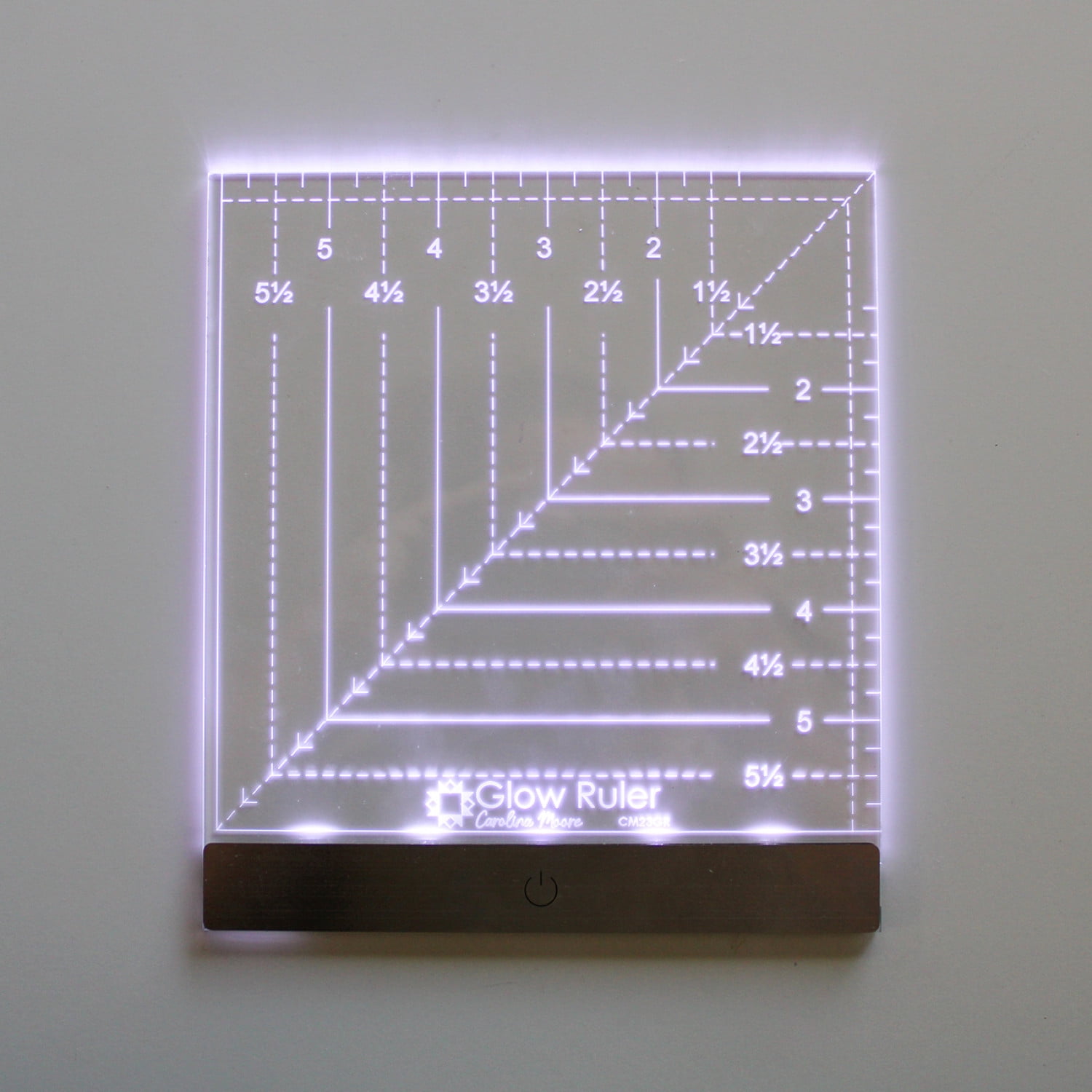 Carolina Moore Glow Ruler 6in Square - Walmart.com