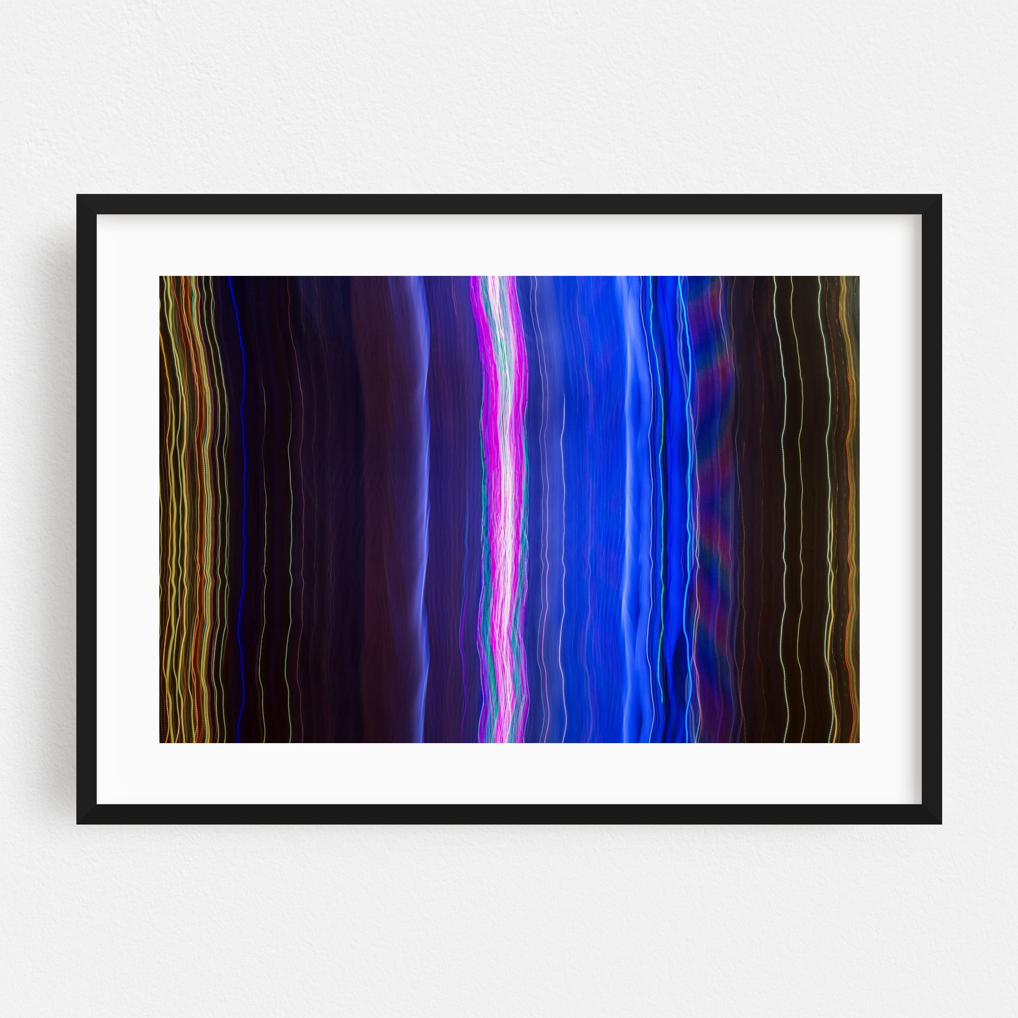 Glow - Santa Monica California Photography Abstract Neon Sign Modern ...