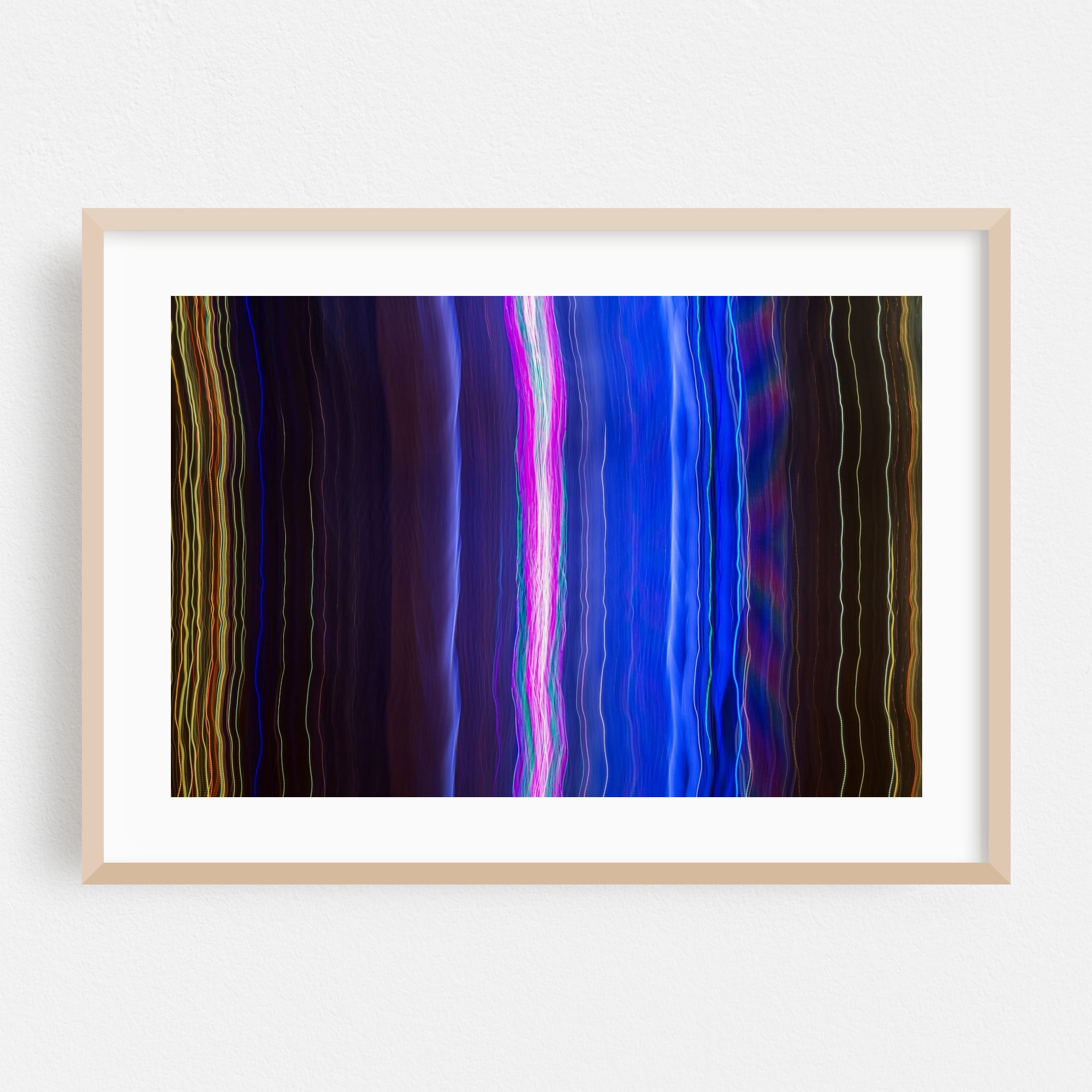 Glow - Santa Monica California Photography Abstract Neon Sign Modern ...