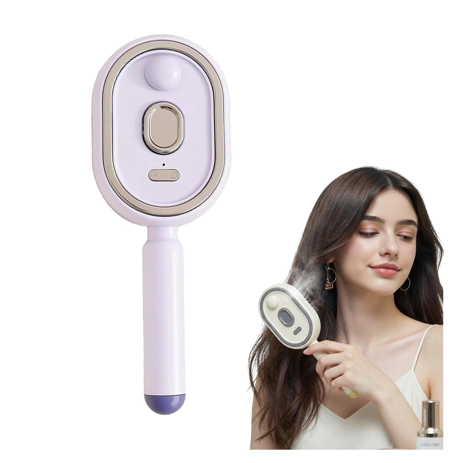 Glow Scalp Brush Electric Spray Hair Brush with 10ml Refillable Tank ...