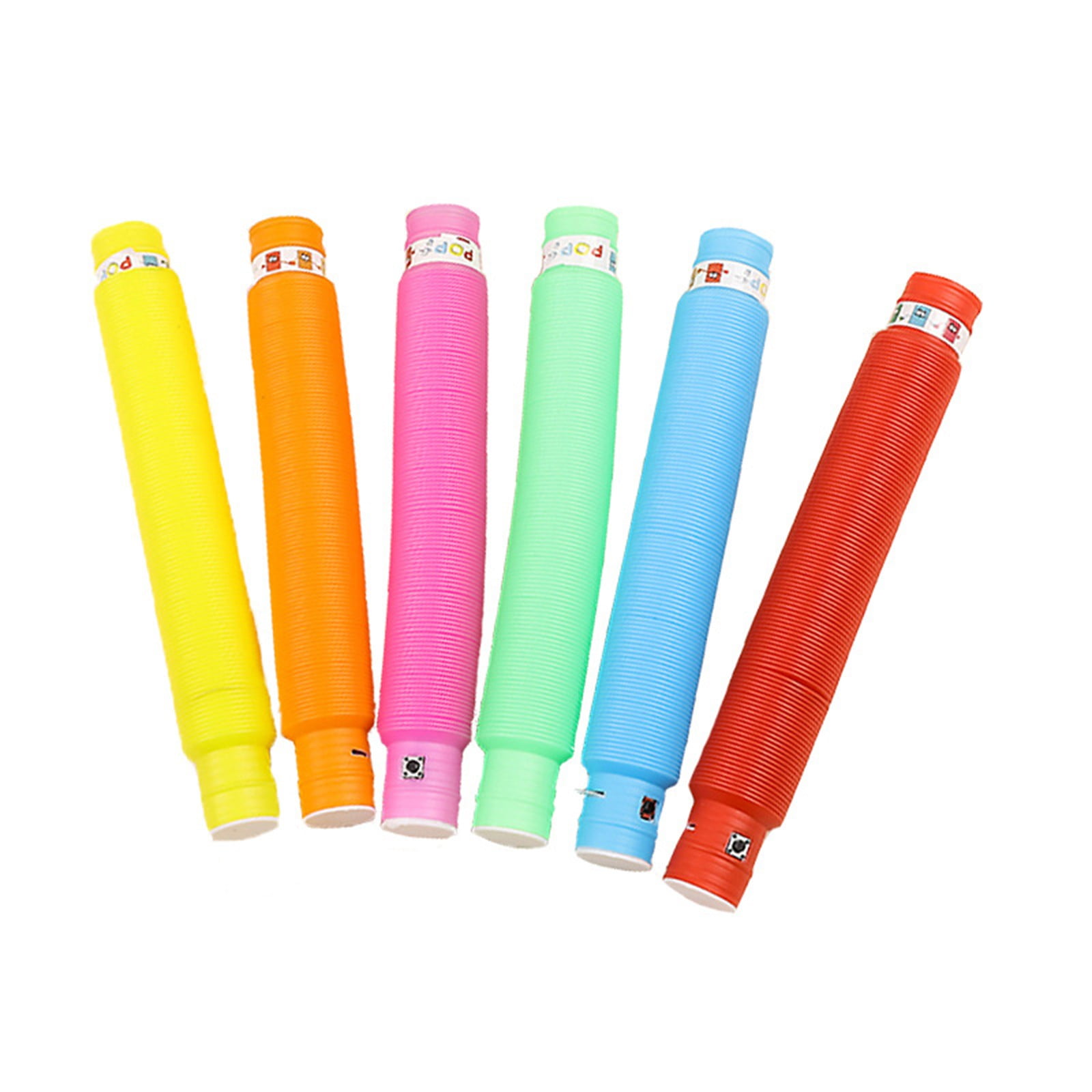 Glow Sticks for Kids 6 Pcs, Light Up Pop Tubes Christmas Party Favors ...