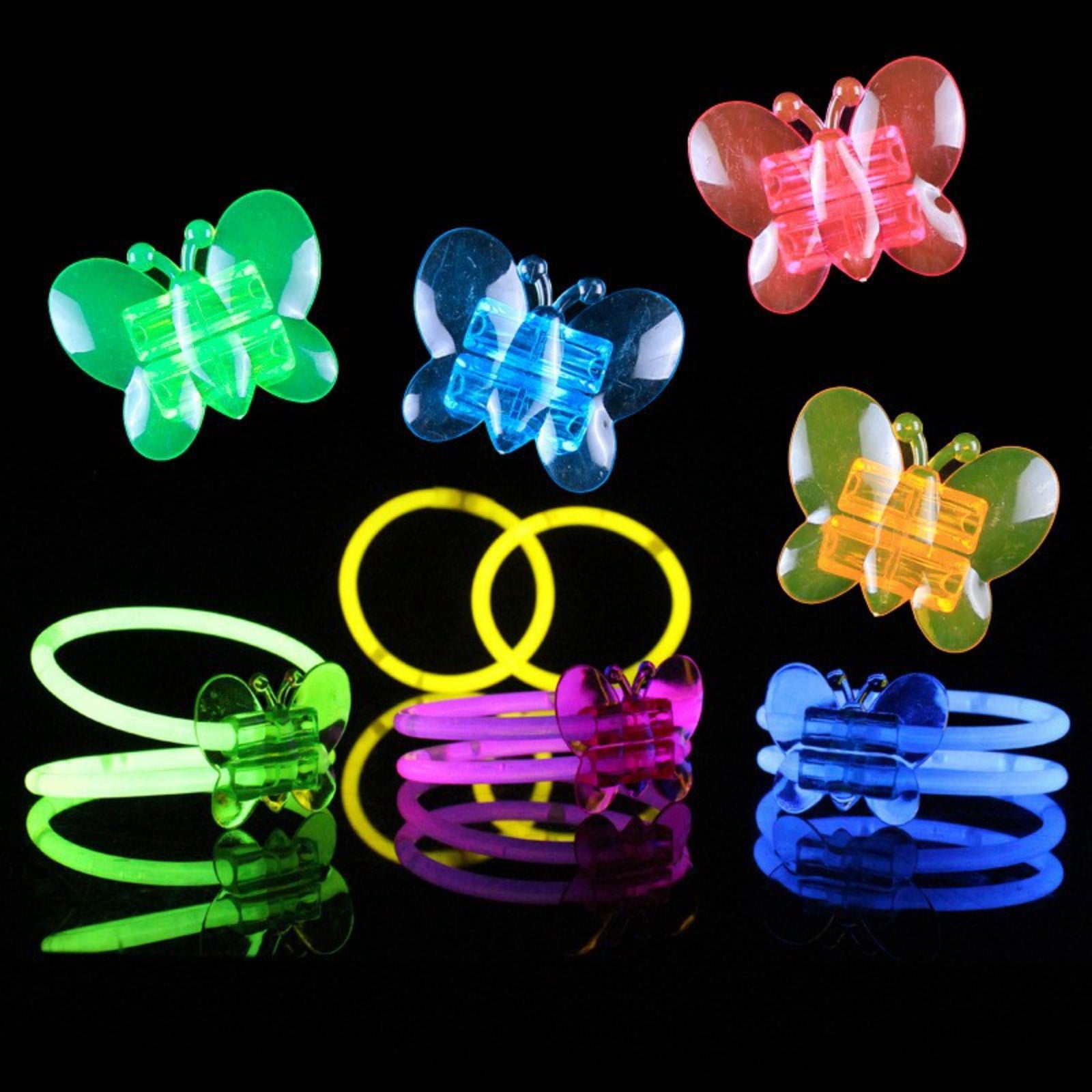 Glow Sticks Party Pack (Luminous Event Supplies), 100-Glowstick Pack ...
