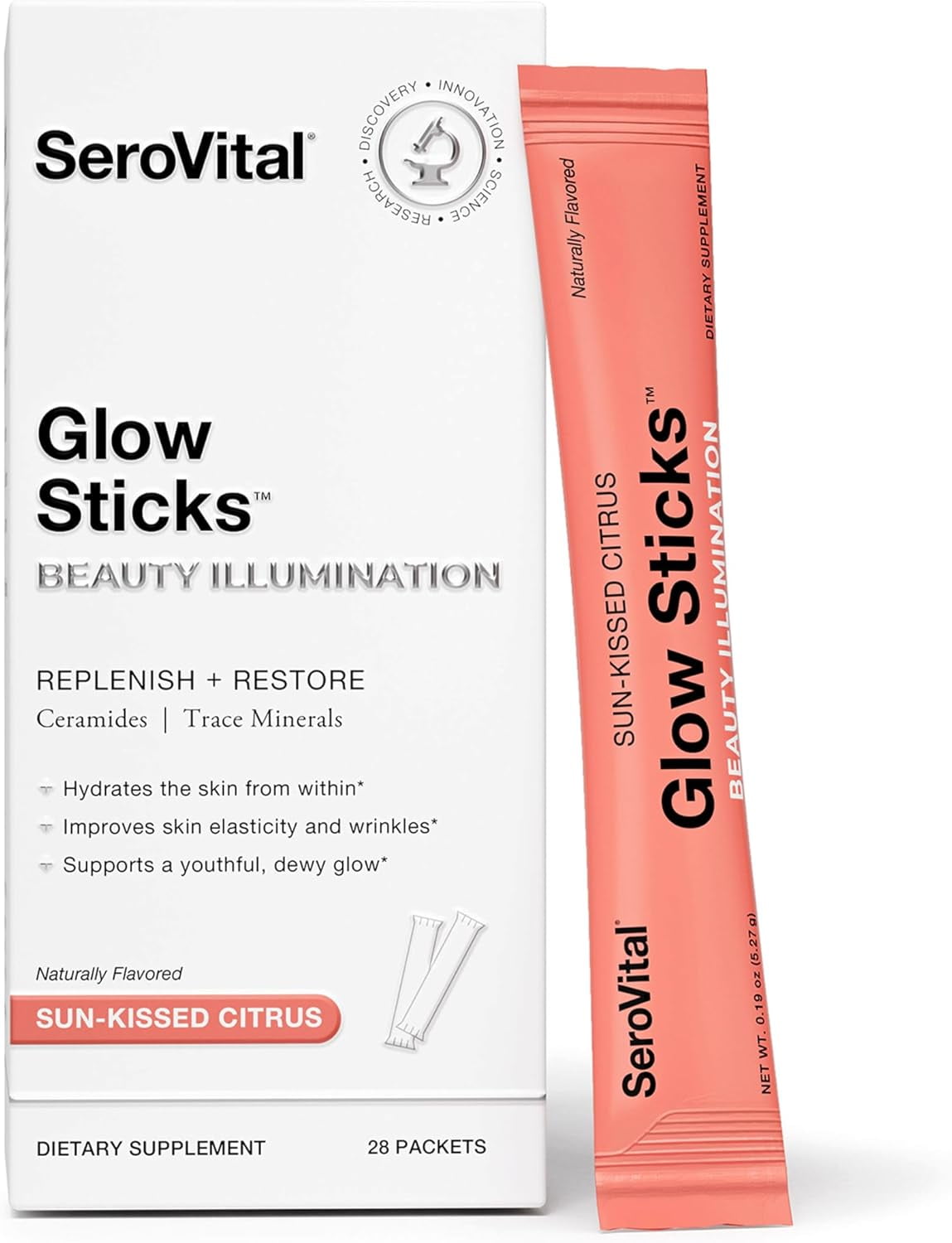 Serovital Glow Sticks Beauty Illumination Anti-Aging Skincare Drink ...