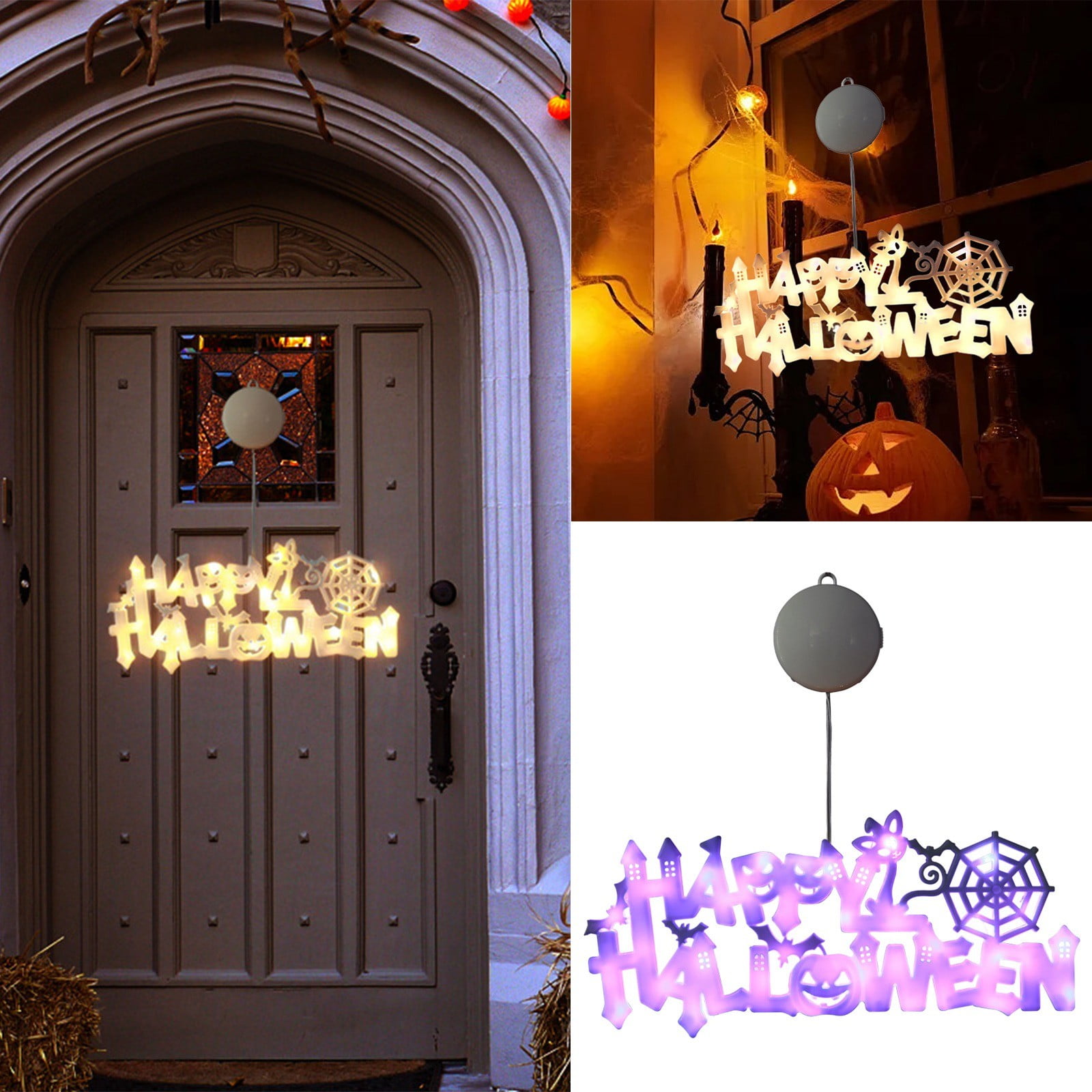 Glow in The Dark Skeleton Hanging Skeletons Battery Operated Light ...