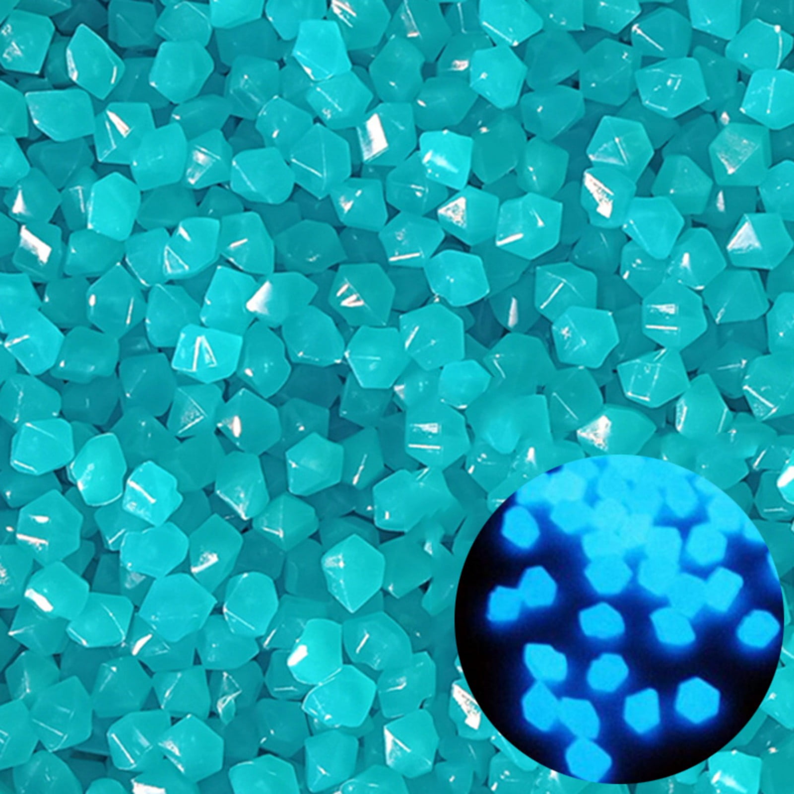 Glow in The Dark Stones, Glow Stone Rocks, Luminous Garden Stones for ...