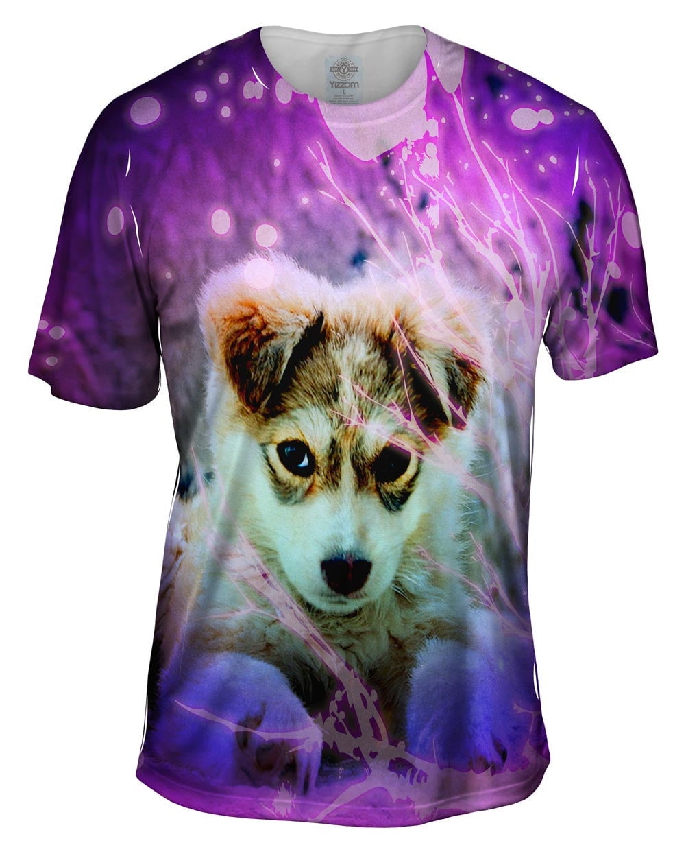 Glow Tree Puppy Mens T-Shirt All Over Print - Walmart.com