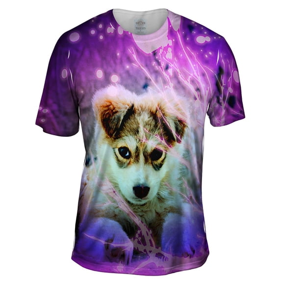 Glow Tree Puppy Mens T-Shirt All Over Print - Walmart.com