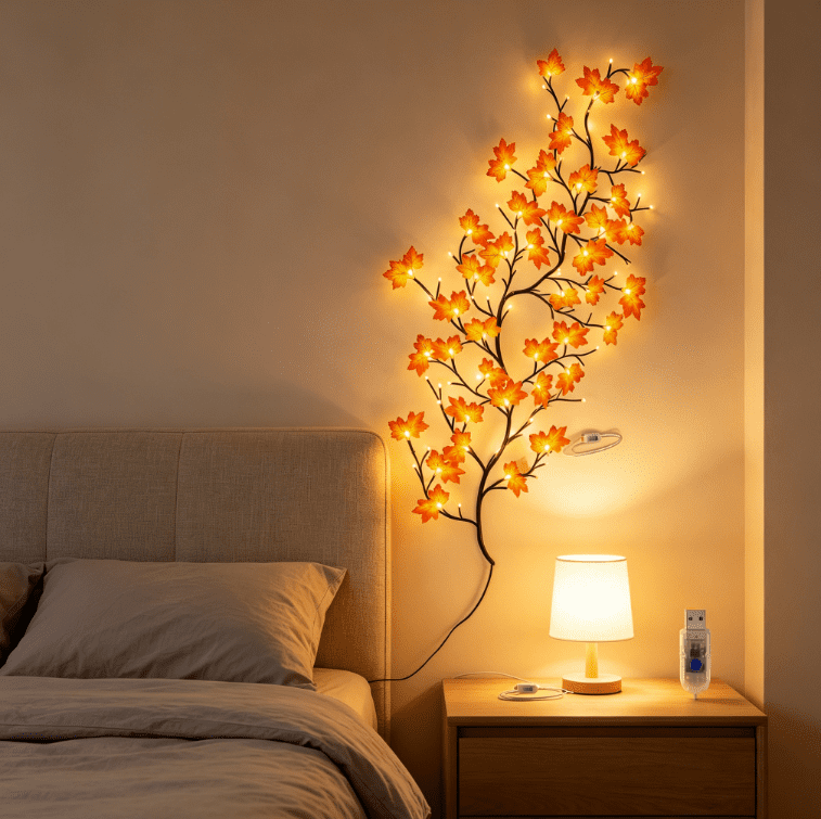 Glow Vine Willow Lights, 72 LEDs Warm Glow LED Branch Lights, Remote ...