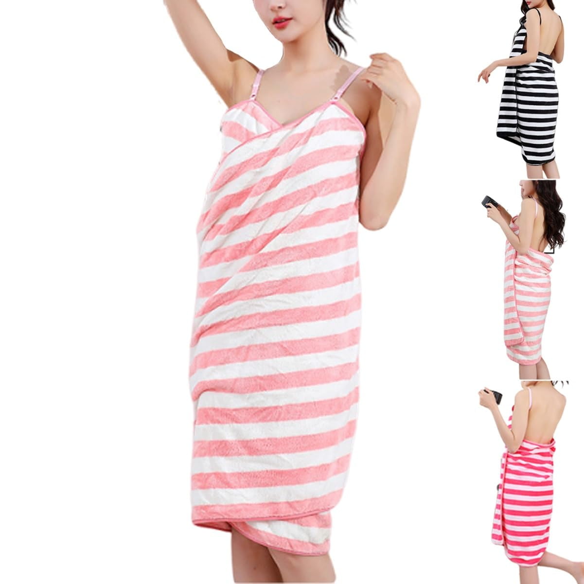 Glow Wrap Towel with Straps, Chic Cache Glow Wrap Towel, Wearable ...