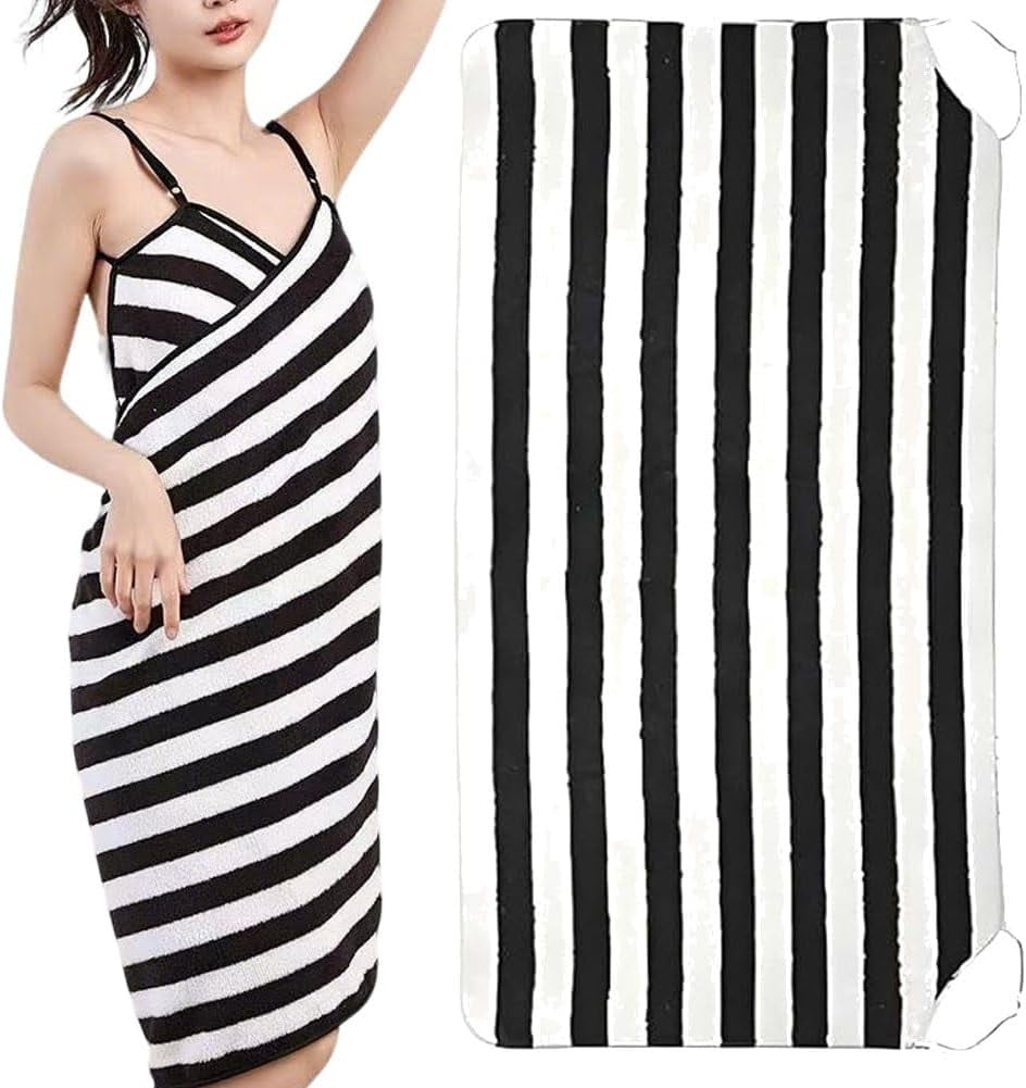 Glow Wrap Towel with Straps, Sexy Sling Bath Towels, Wearablehalter ...