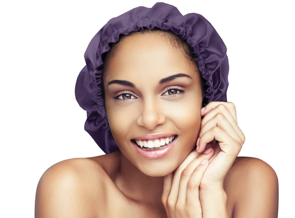 Glow by Daye Satin Bonnet, Adjustable/Reversible Satin Sleep Cap ...