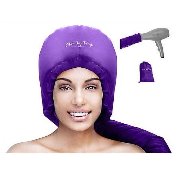 Glow by Daye Soft Hooded Dryer Attachment, Purple - Walmart.com