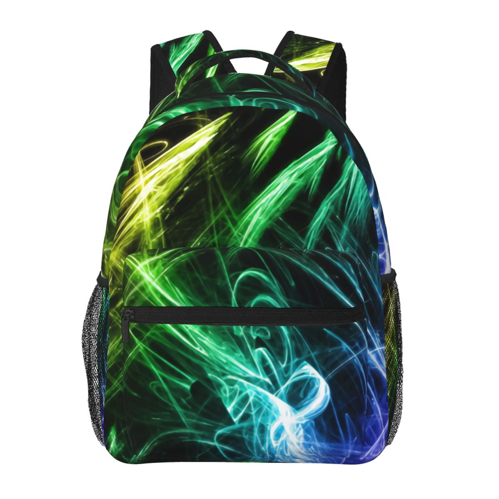 Glow in Dark Splatter Neon Backpack for Men Women Laptop Backpack ...
