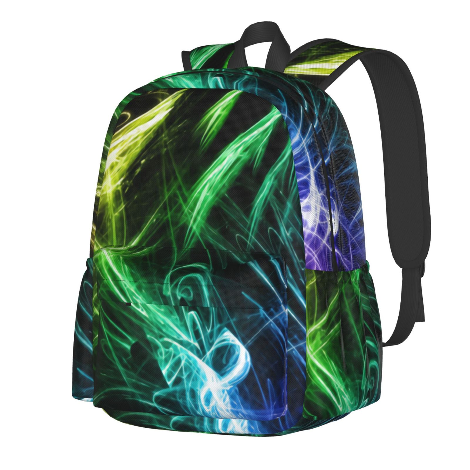 Glow in Dark Splatter Neon Backpack for Men Women Laptop Backpack ...