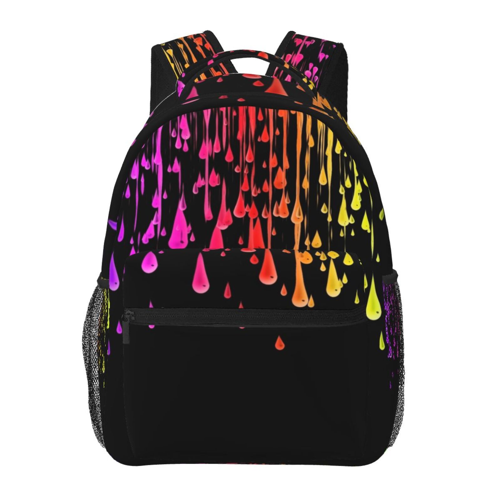 Glow in Dark Splatter Neon Backpack for Men Women Laptop Backpack ...